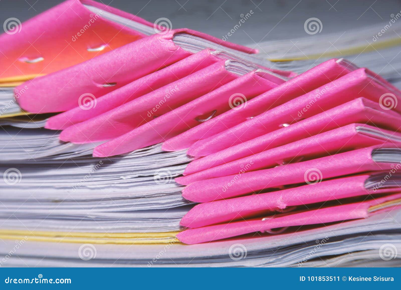 Stack of Tutorial Paper Sheets Stock Image - Image of design, archives ...