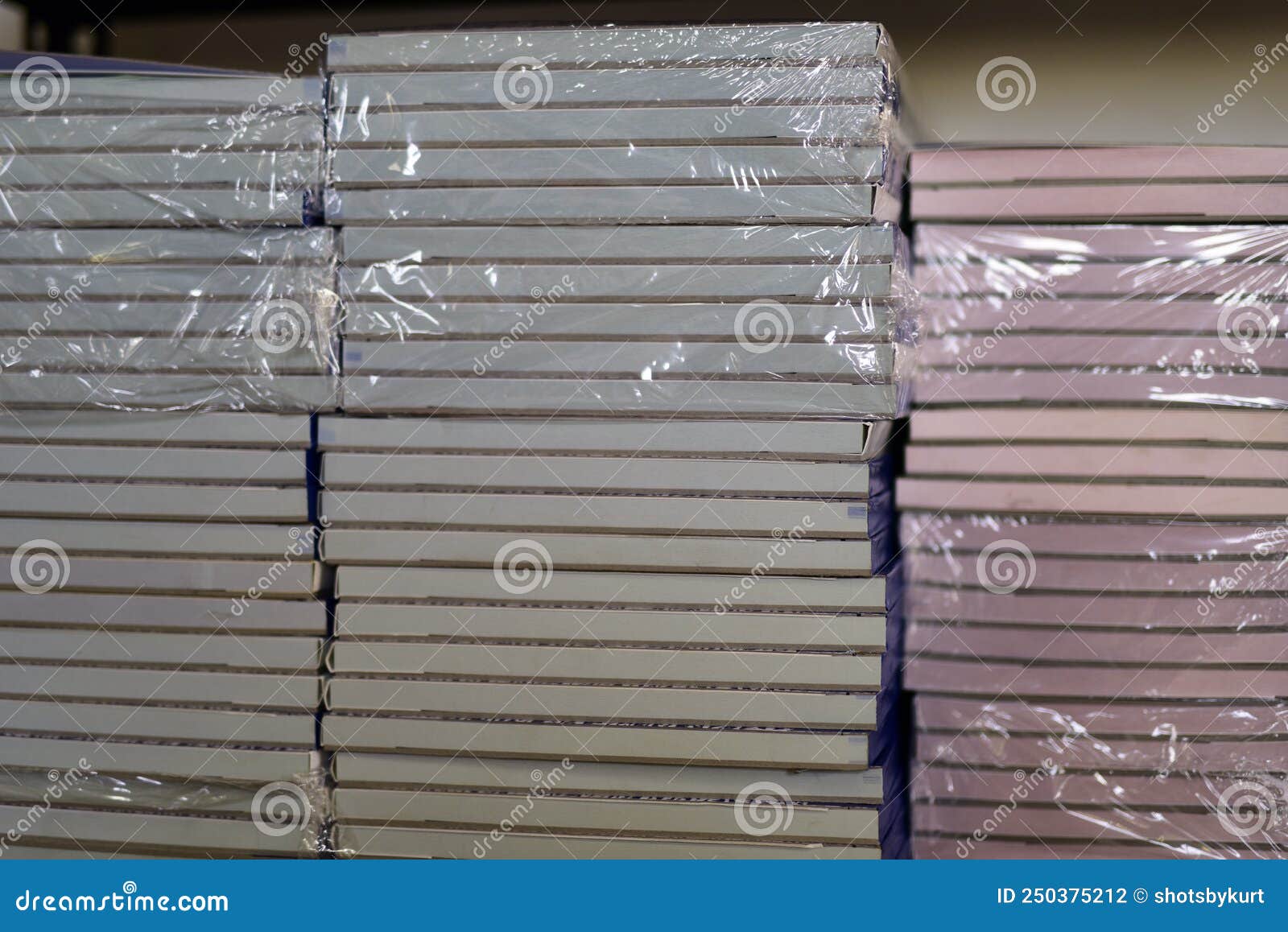 Stack of unused logbooks stock photo. Image of information - 250375212