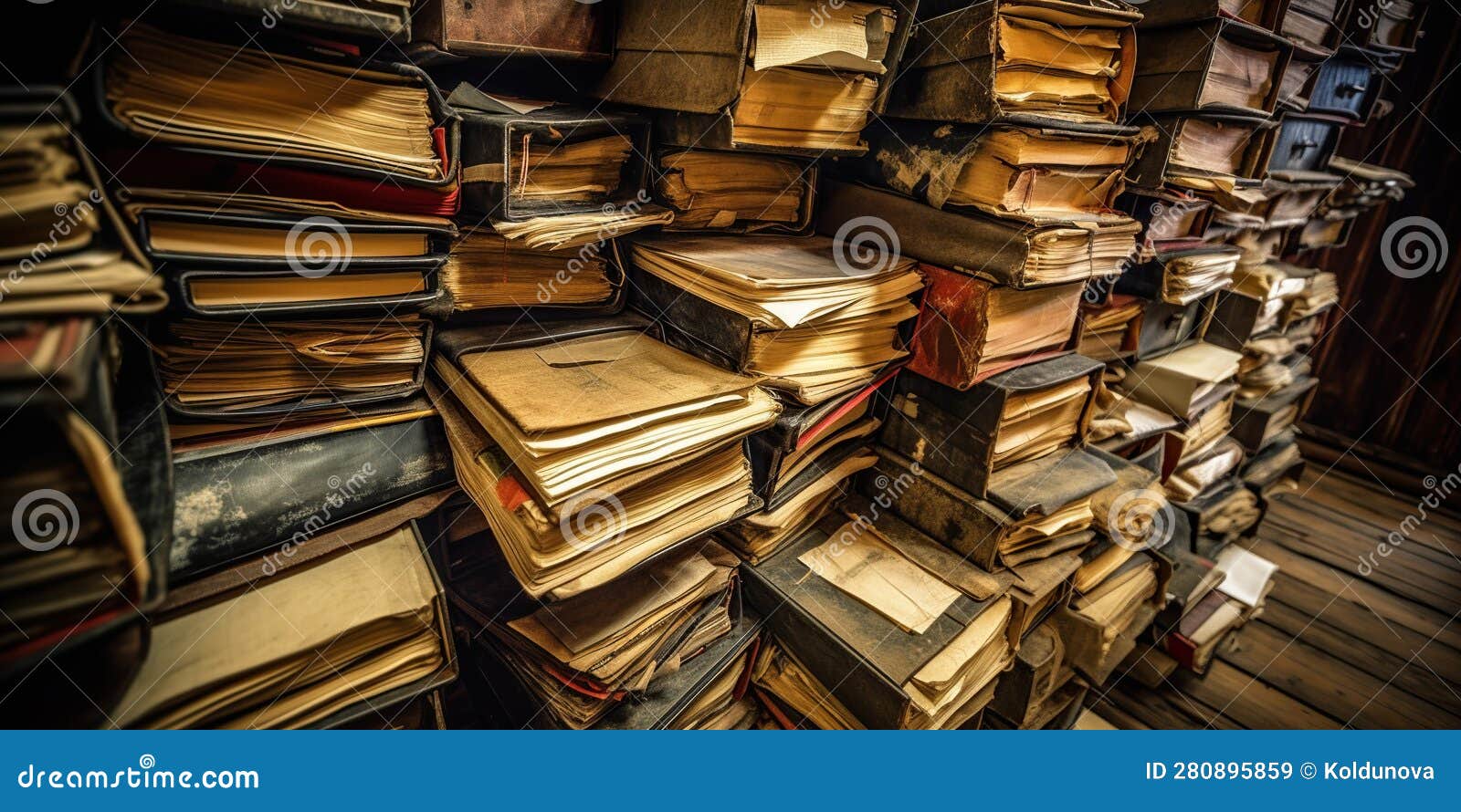 A Stack of Unsolved Case Files, Symbolizing the Issue of Backlog and ...