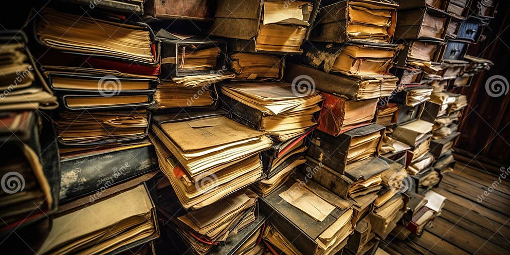 A Stack of Unsolved Case Files, Symbolizing the Issue of Backlog and ...