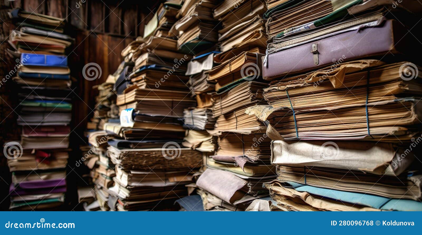 A Stack of Unsolved Case Files, Symbolizing the Issue of Backlog and ...