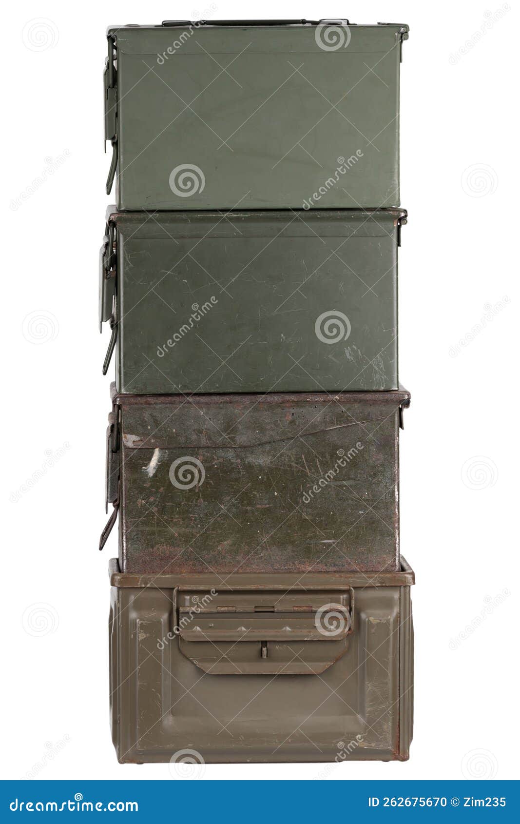 Stack Of US Army Ammo Cans Royalty-Free Stock Image | CartoonDealer.com ...