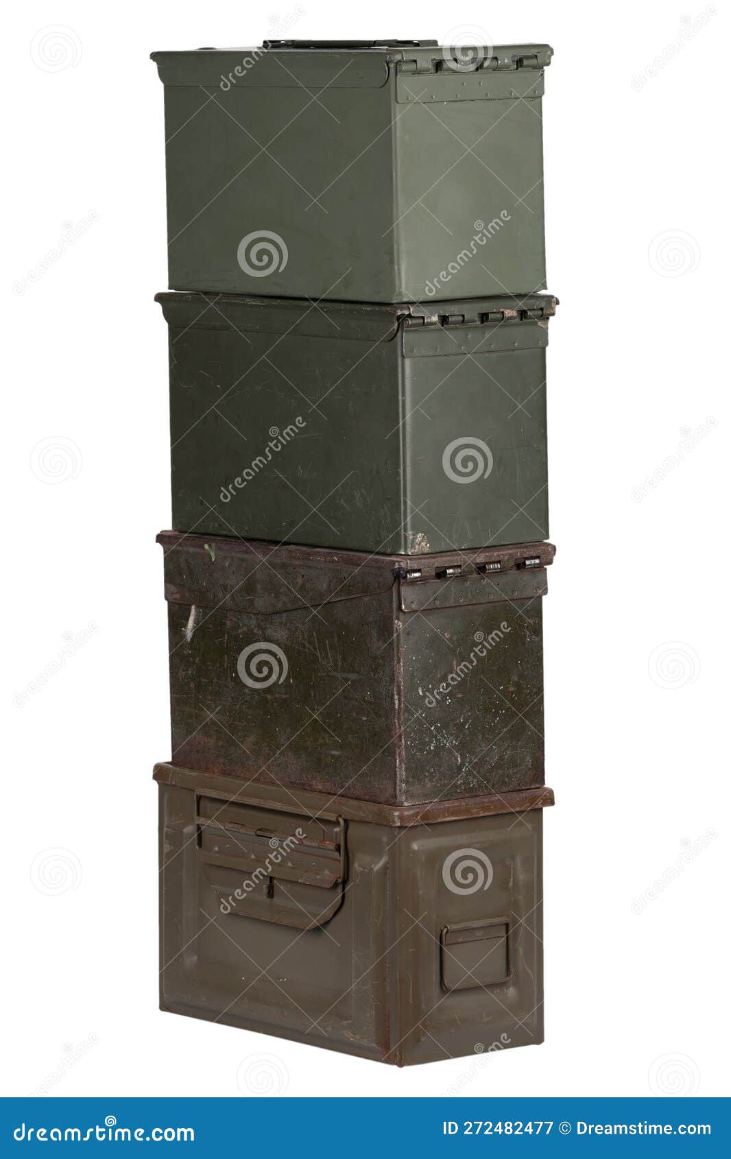 Stack of US army ammo cans stock image. Image of battle - 272482477