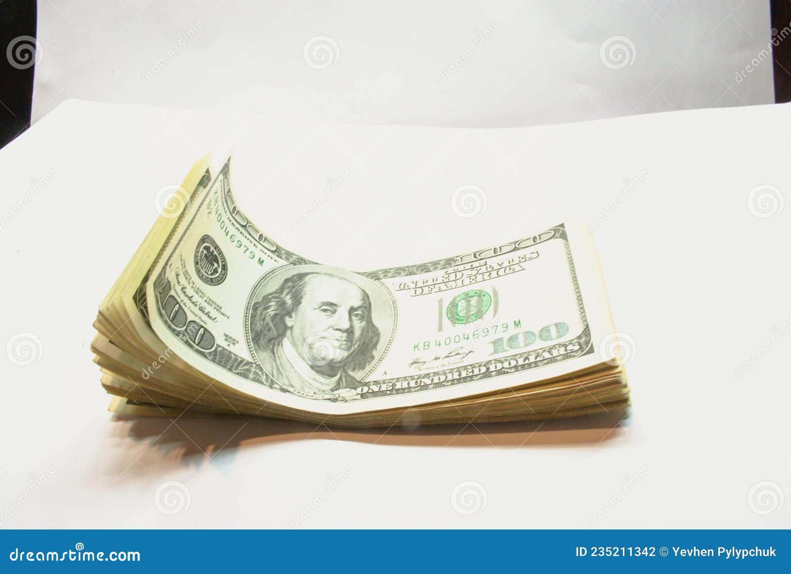Stack Of Dollar Bills Stock Photography | CartoonDealer.com #235211342