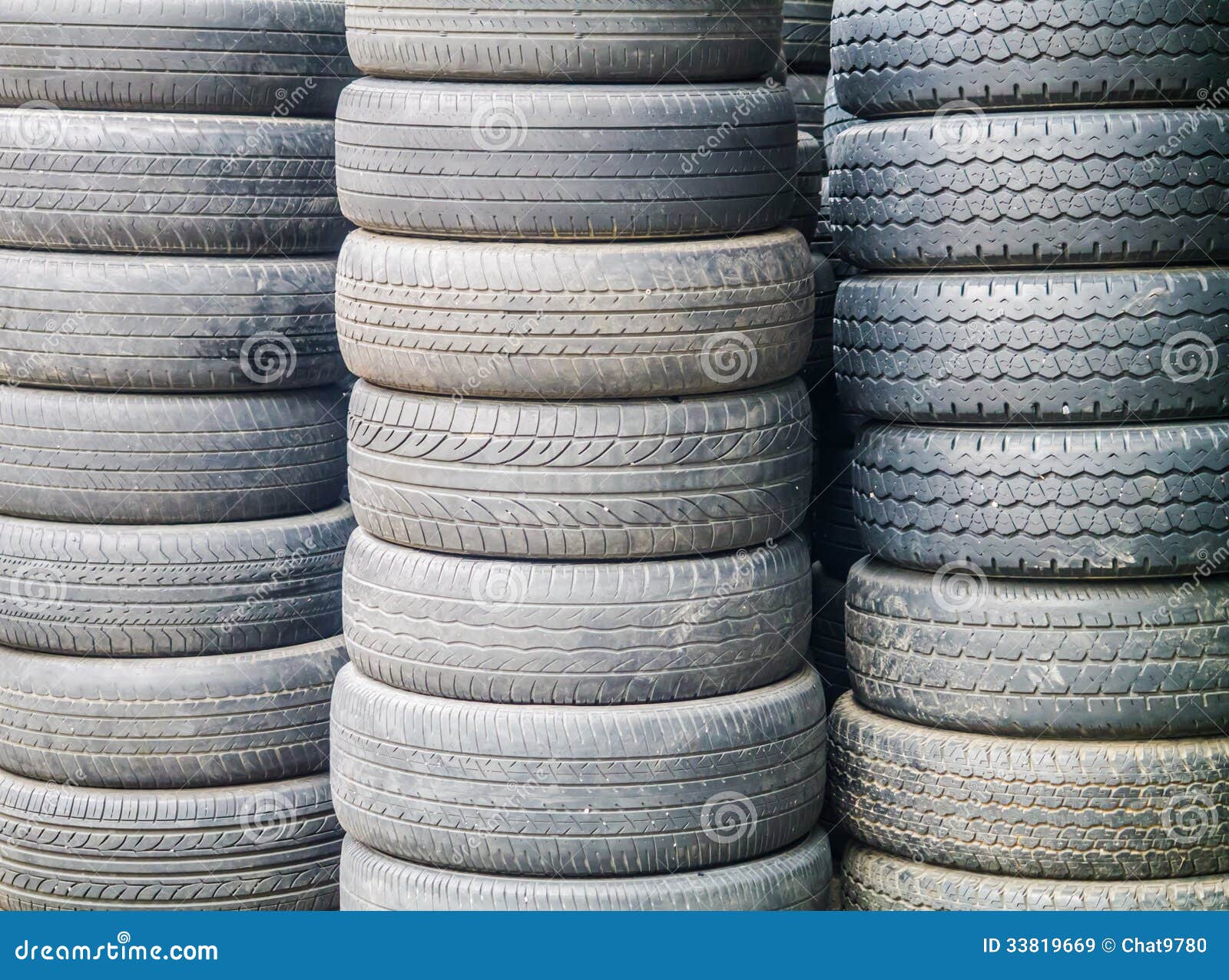 Stack of used car tires stock image. Image of stack, business - 33819669