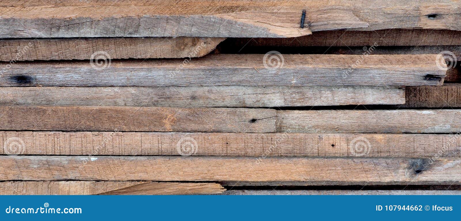 Stack of Used and Damaged Wood Planks Stock Photo - Image of piles ...
