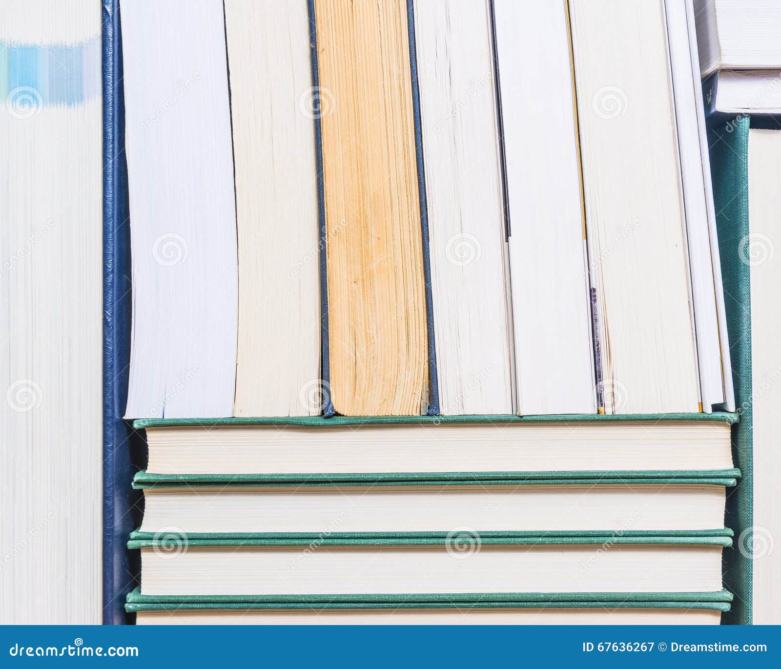 Stack of used old books stock image. Image of collection - 67636267