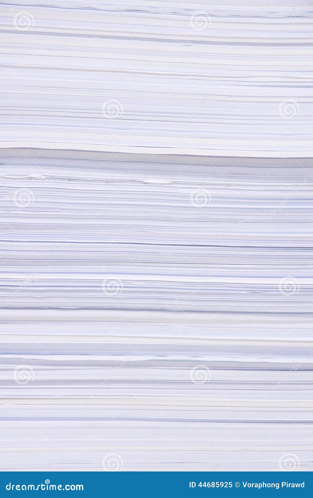 Stack of Used Paper for Reuse Stock Image - Image of papers, heap: 44685925