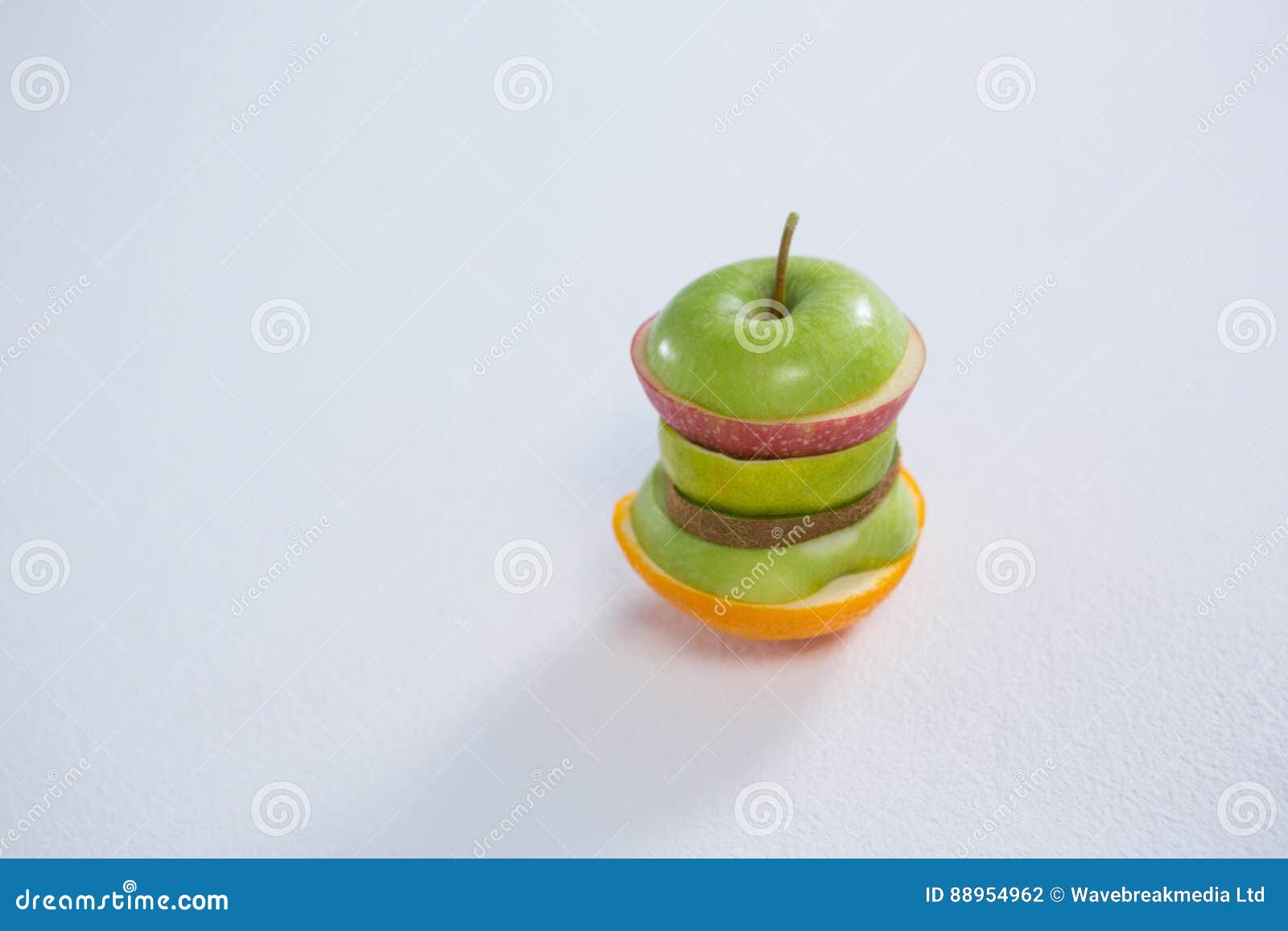 Stack of Various Fruits Slices Stock Photo - Image of healthy, fresh ...