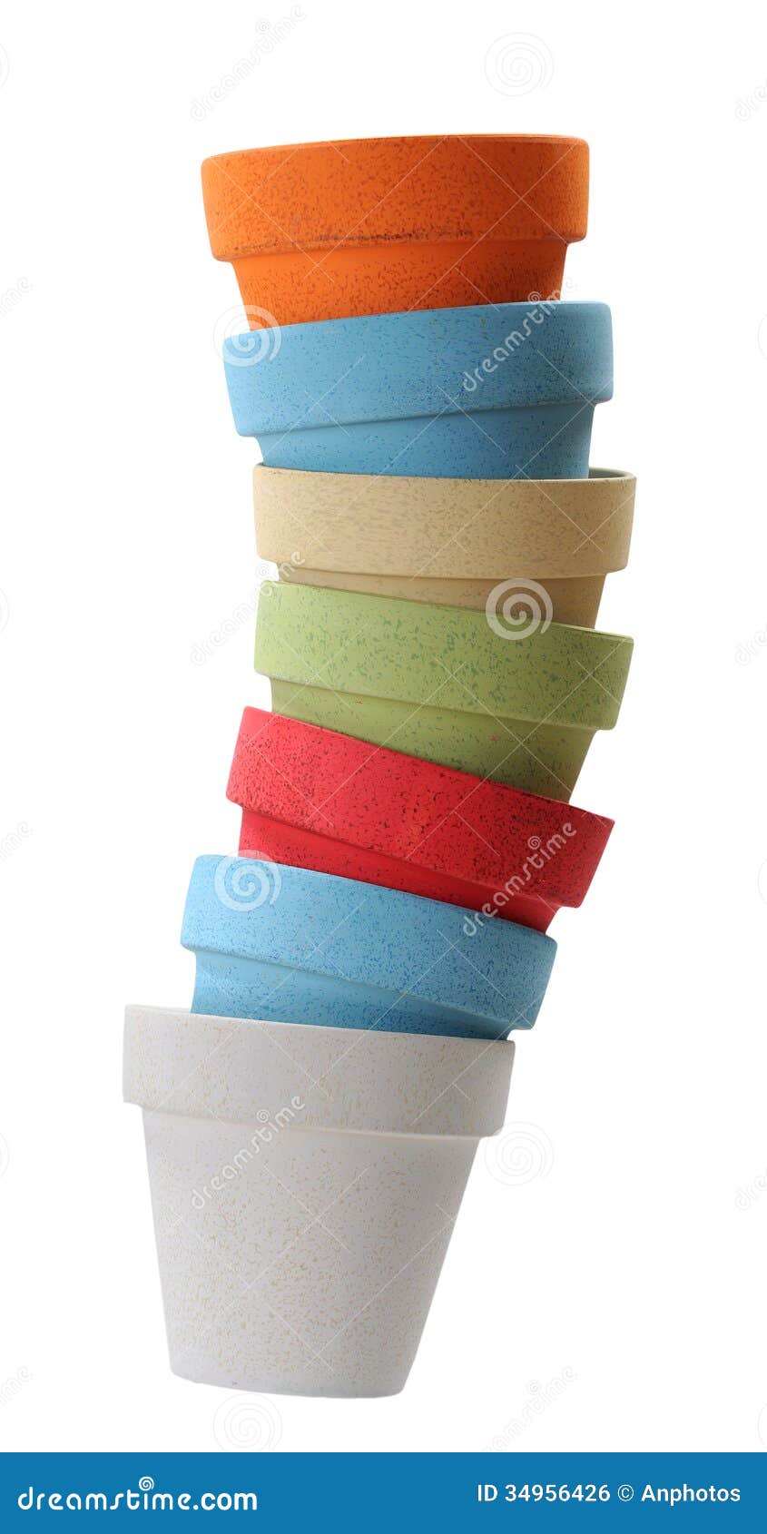 Stack of vases stock photo. Image of decorative, heap - 34956426