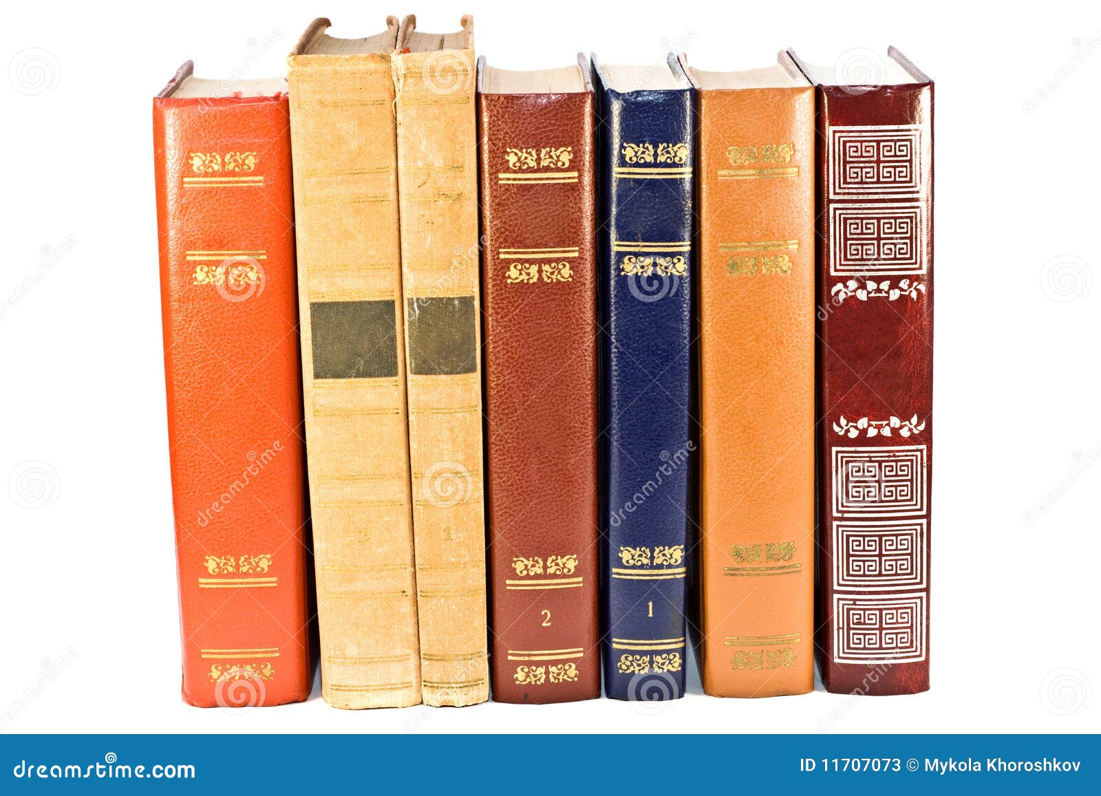 Stack of vintage books stock image. Image of book, bookcase - 11707073