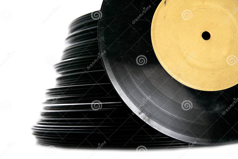Stack of vinyl record stock photo. Image of music, design - 11372218