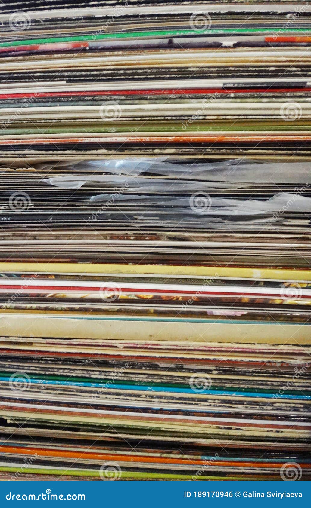 Stack Of Old 45 Recordings Stock Photo | CartoonDealer.com #33605844