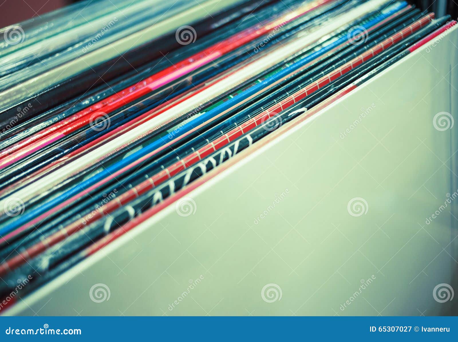 Stack of vinyls stock image. Image of collection, poster - 65307027