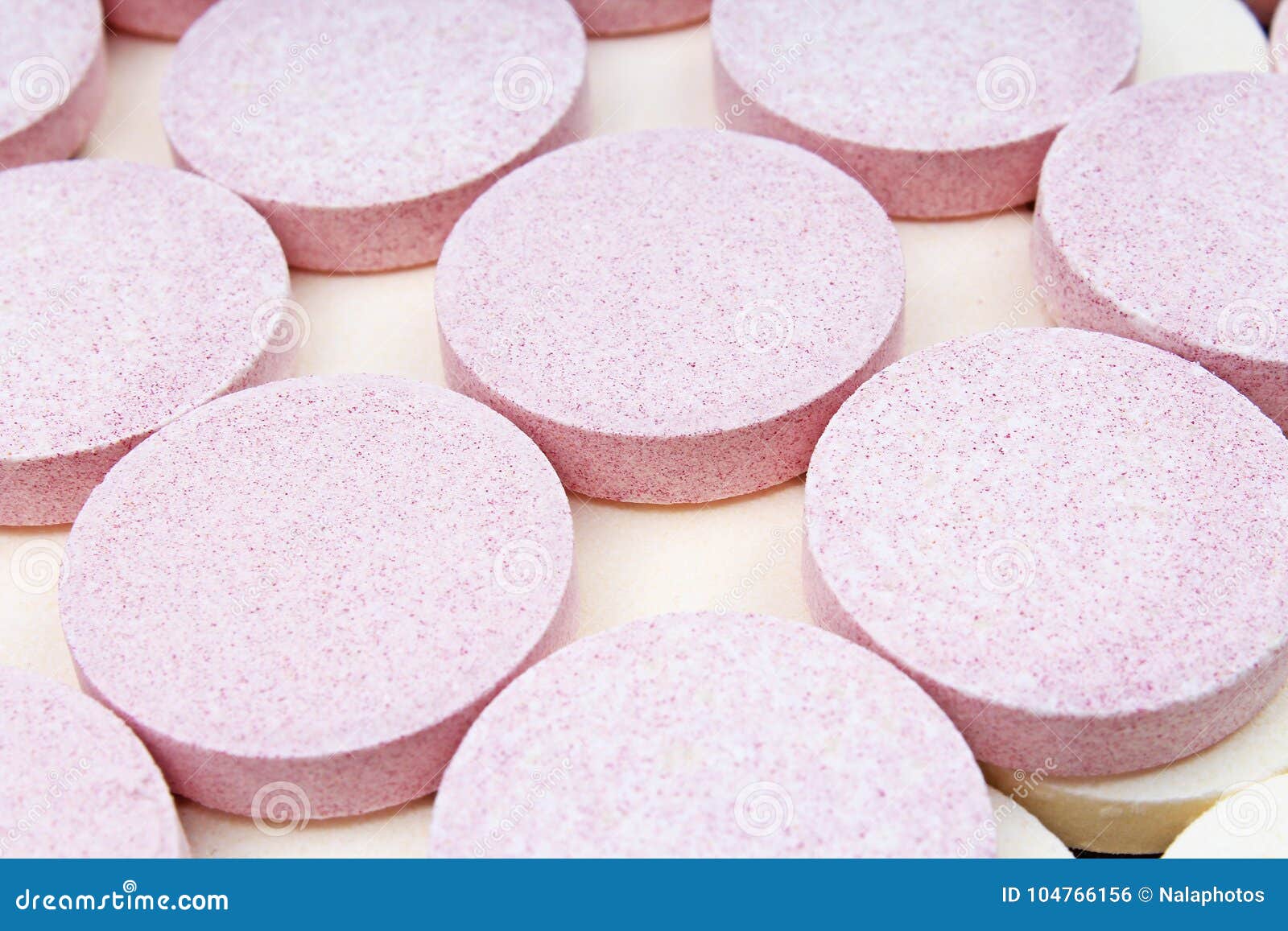 Stack Of Vitamin Mineral Supplement Effervescent Tablets Pattern ...