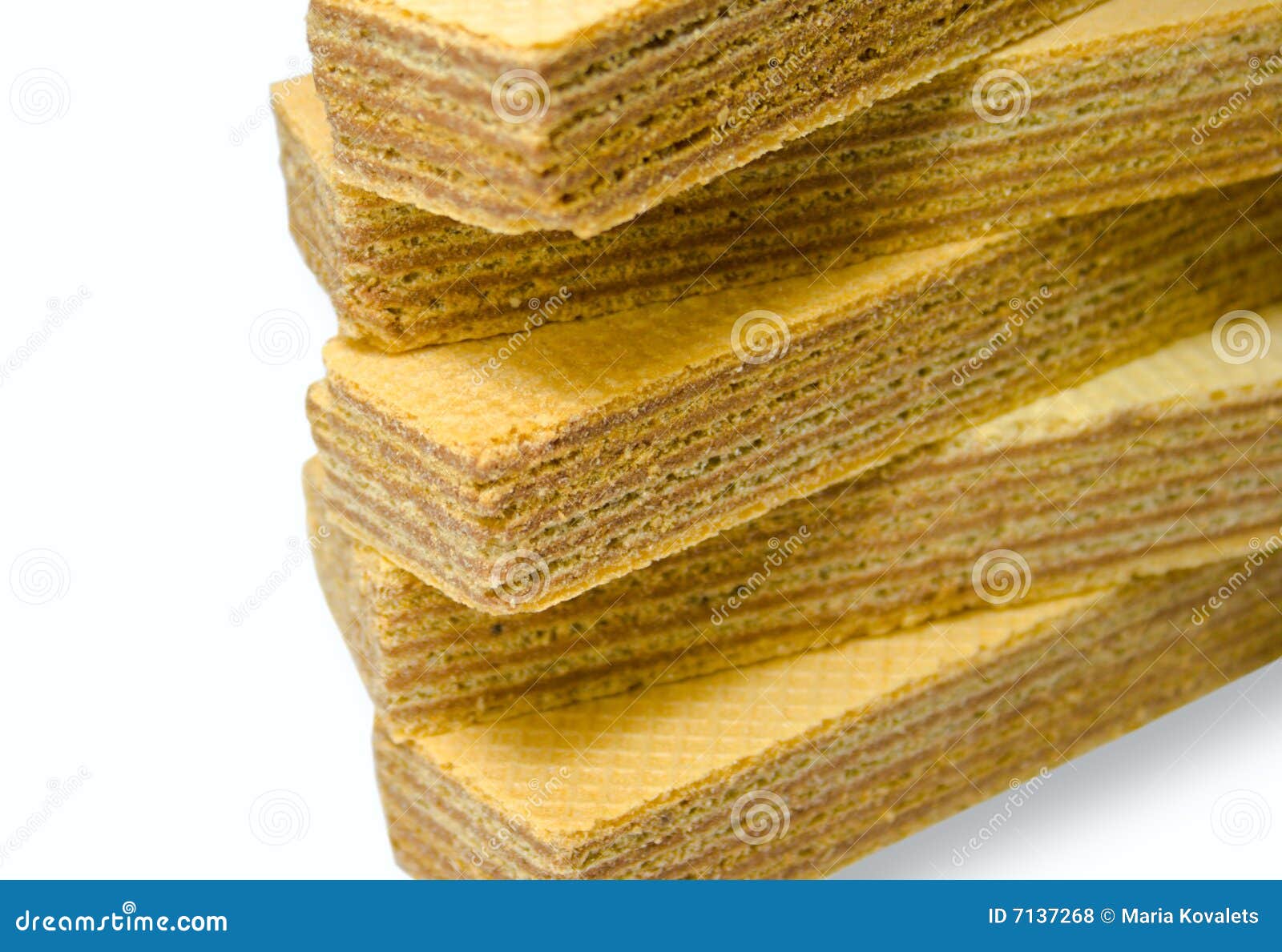 Stack of wafers stock photo. Image of background, color - 7137268