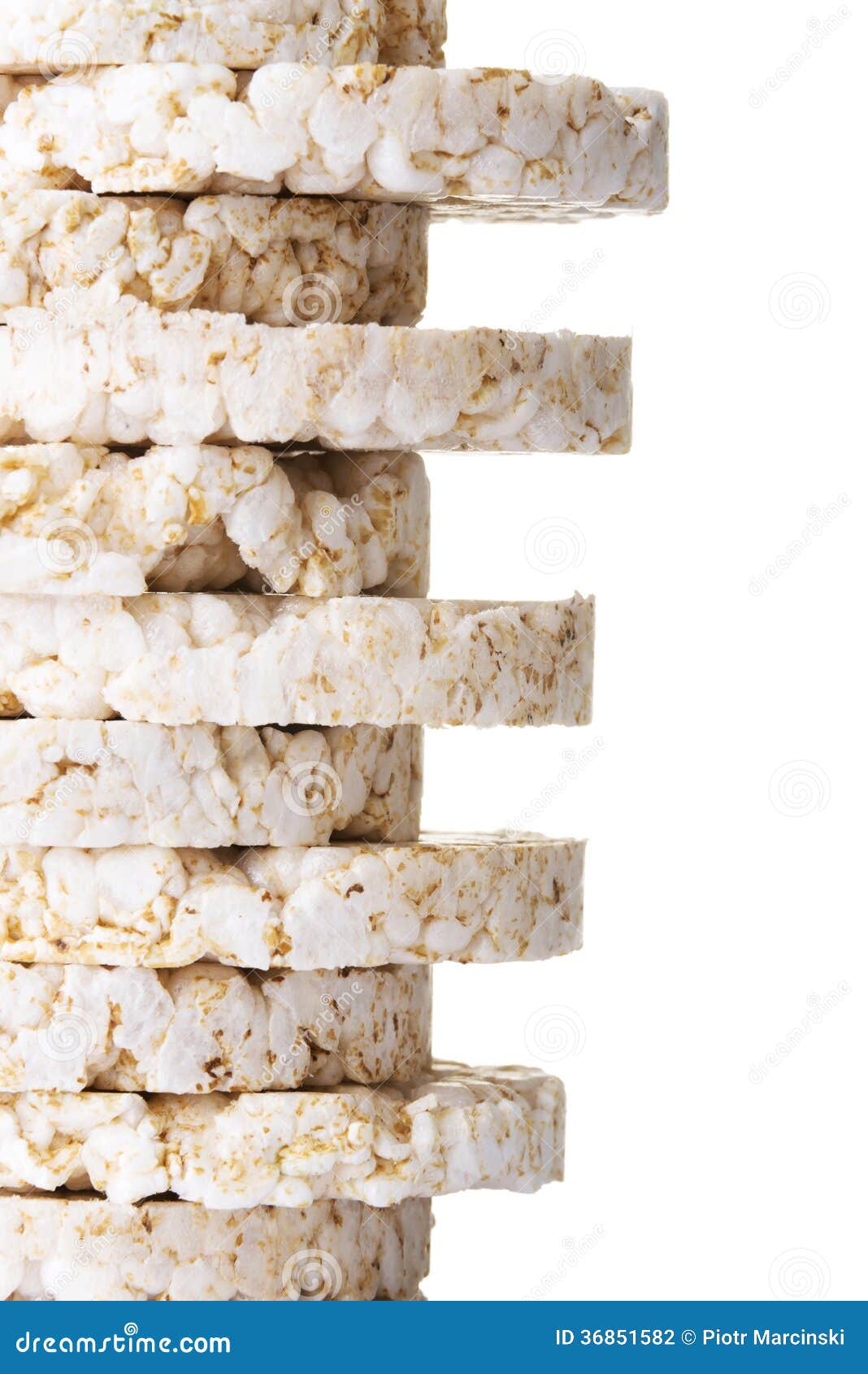 Stack of waffle rice. stock photo. Image of buckwheat - 36851582