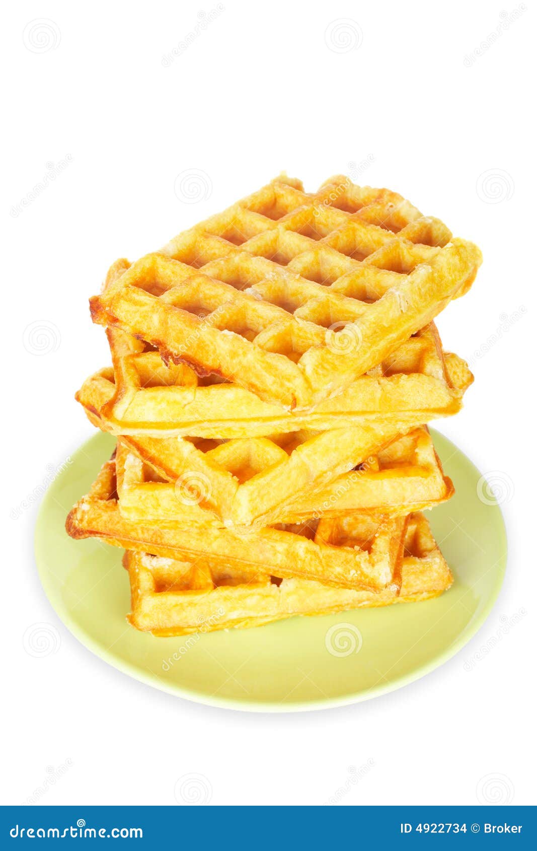 Stack of waffles stock photo. Image of meal, hungry, dish - 4922734