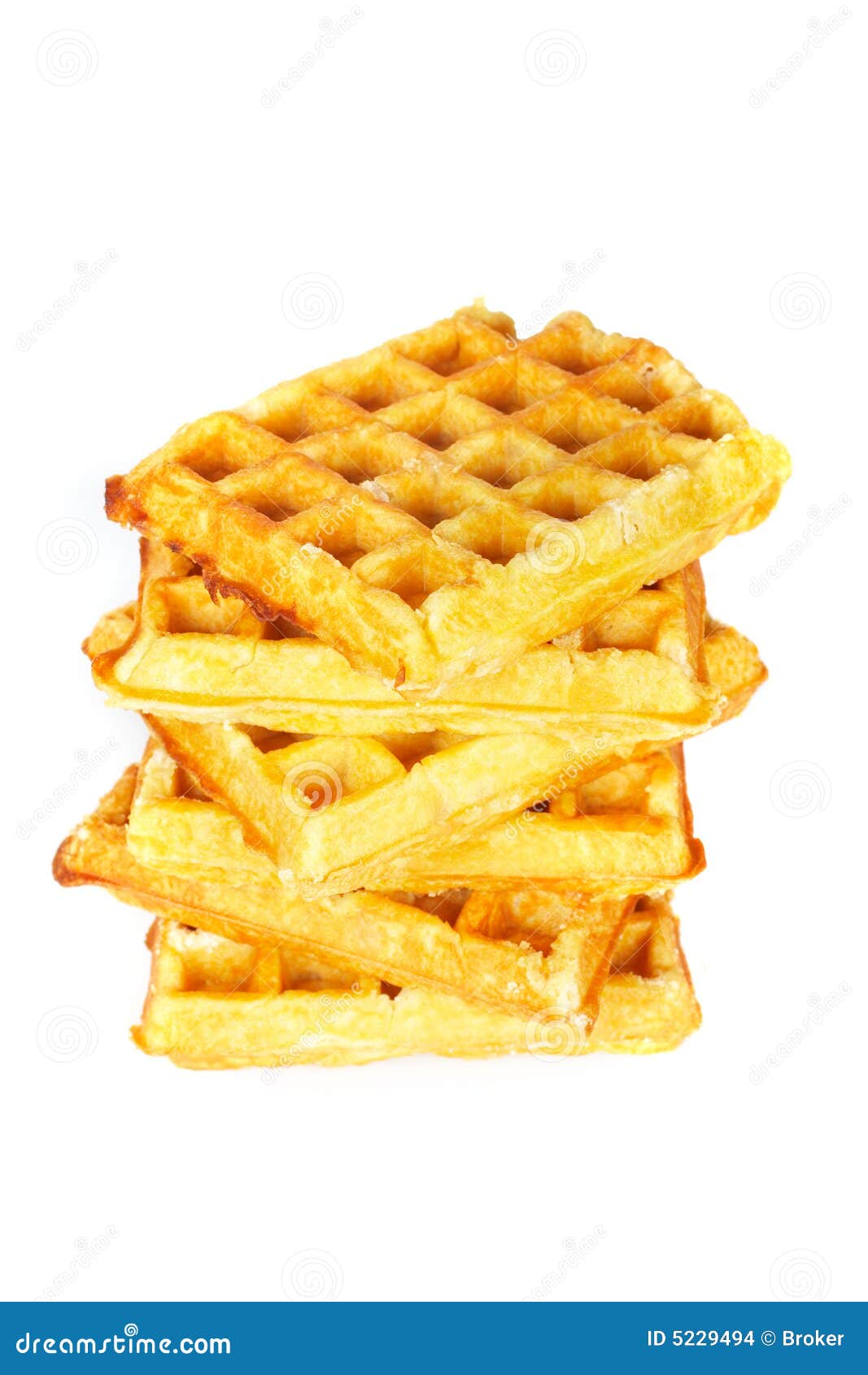 Stack of waffles stock photo. Image of growth, crispy - 5229494