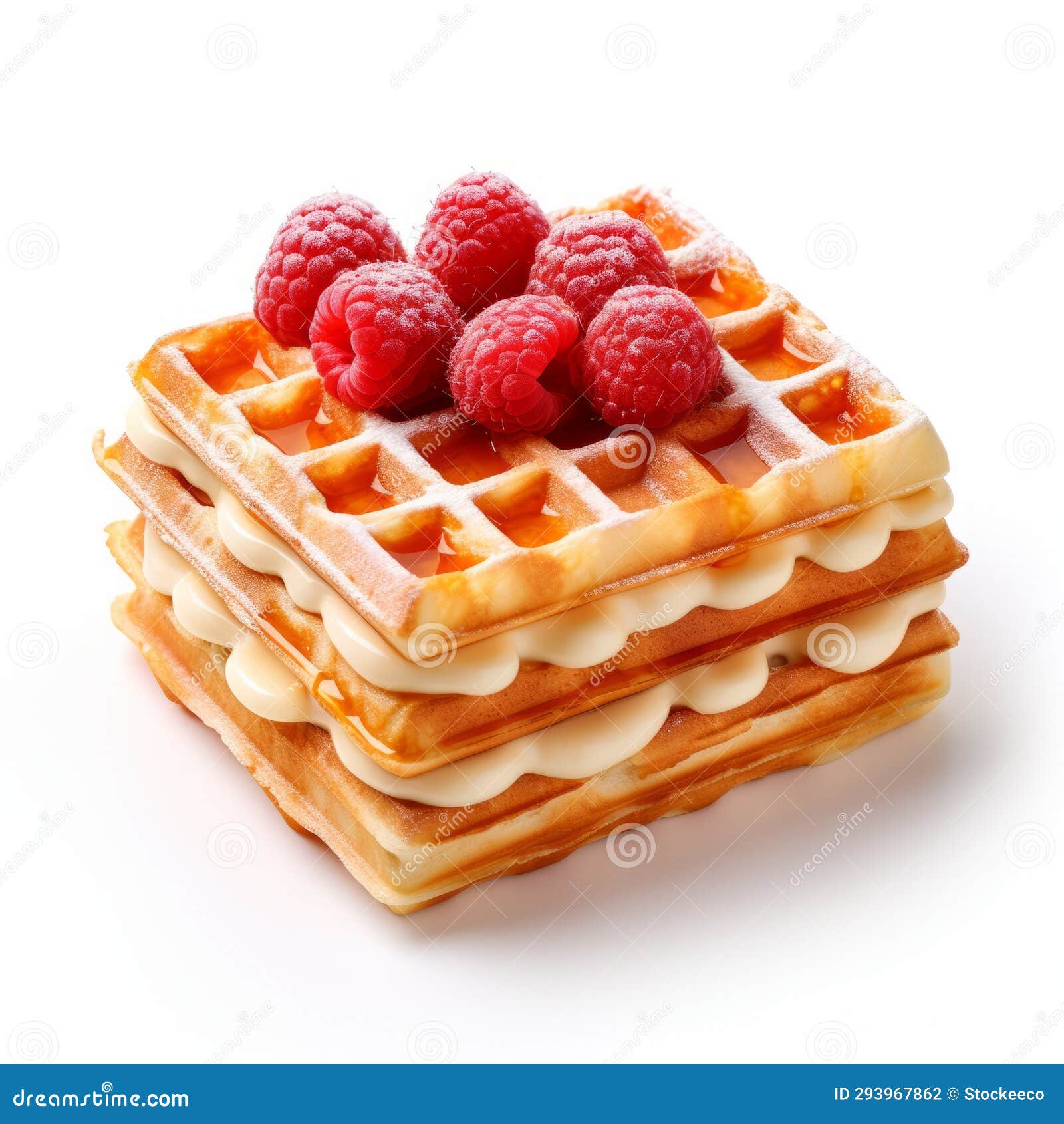Ultra-realistic Waffles Photography with King Edward Slices Stock ...
