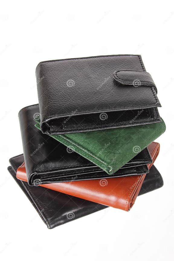 Stack of Wallets stock image. Image of finance, background - 26777029