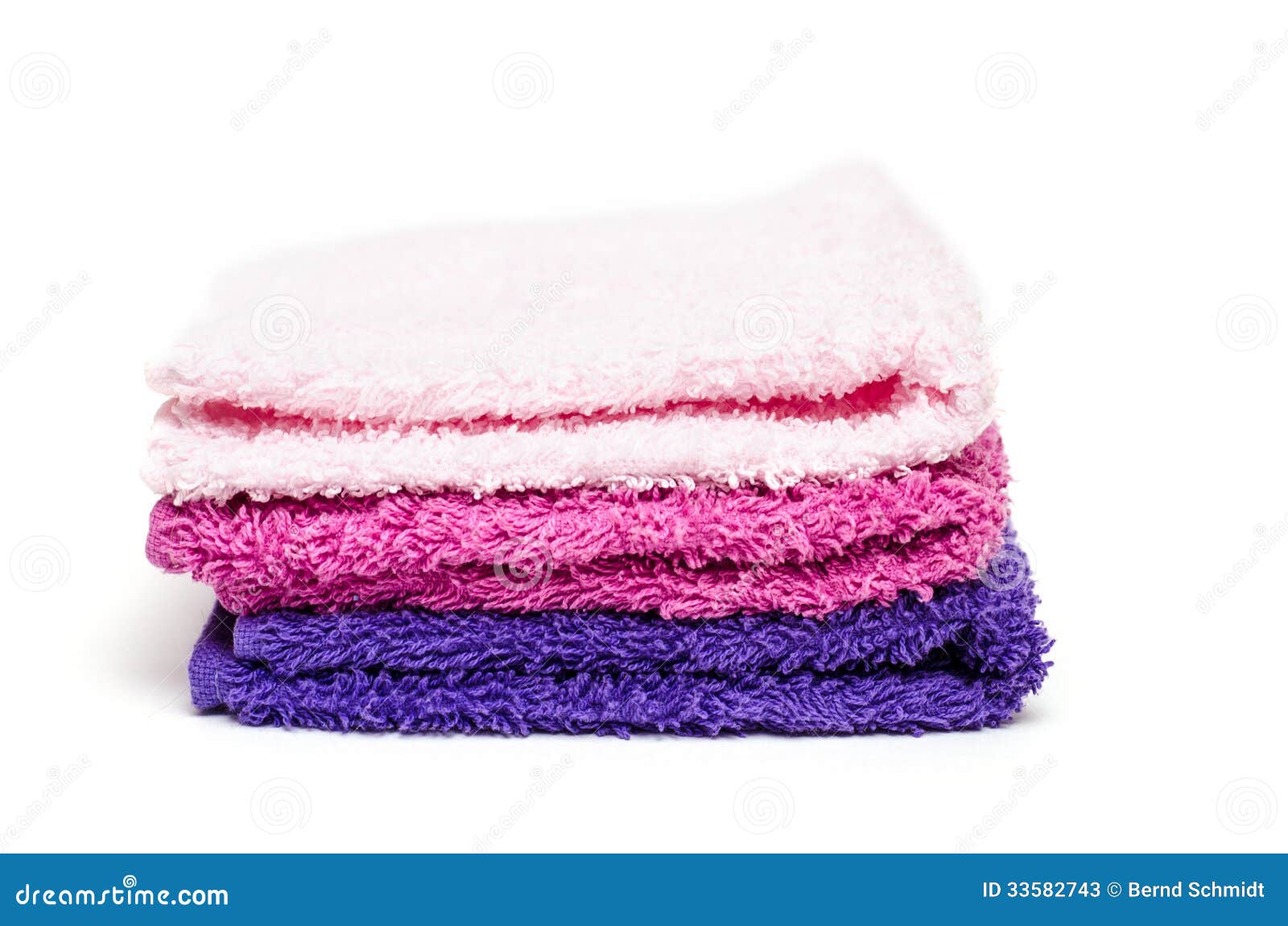 Stack of Washcloth of Terry Cloth Stock Image - Image of white, soft ...