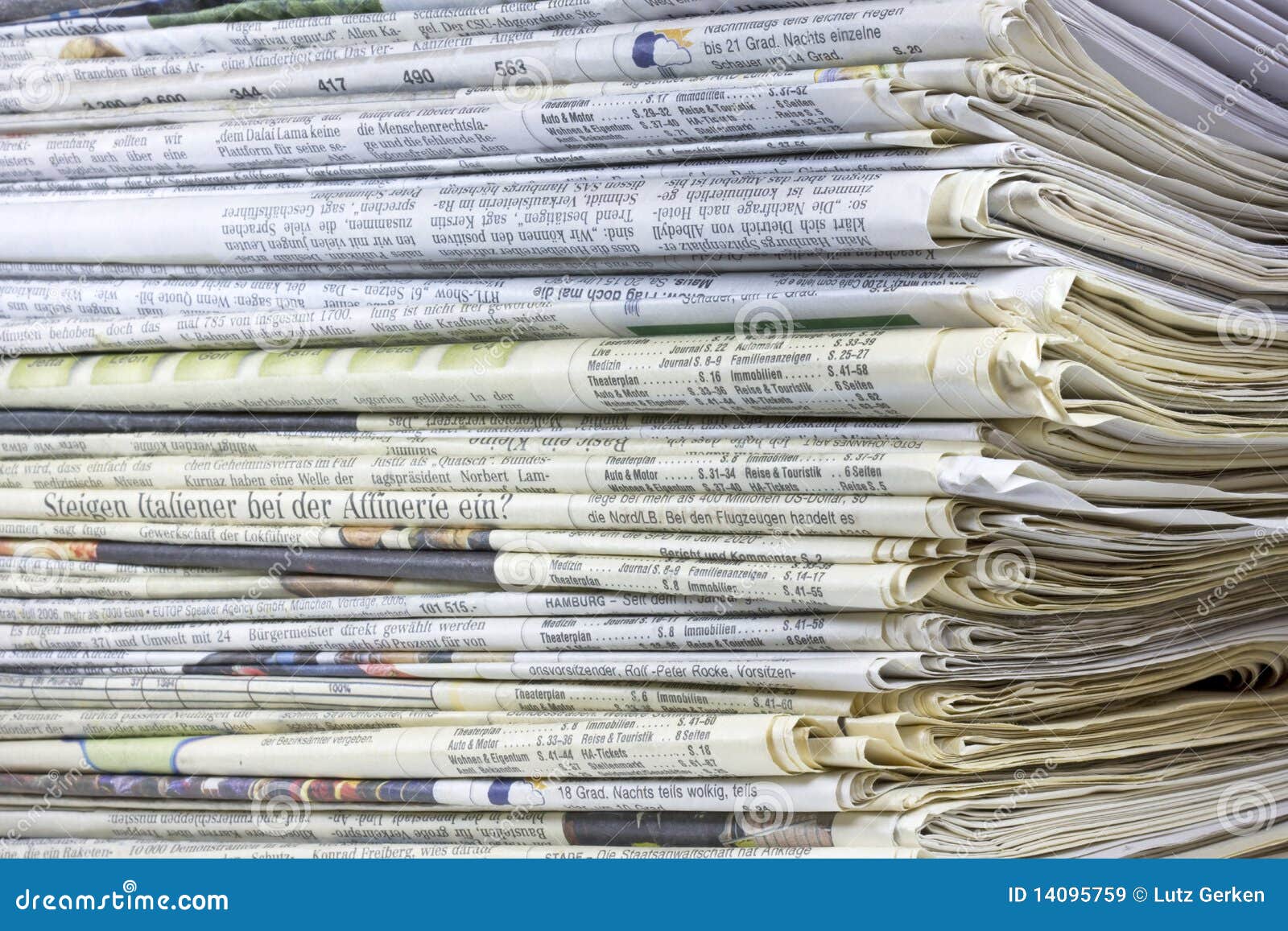 Stack of waste paper stock image. Image of papers, future - 14095759