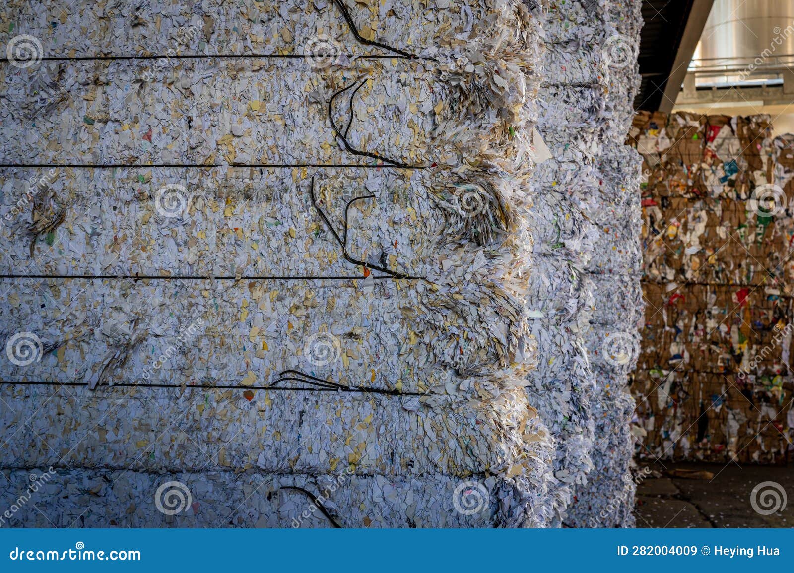 Stack of Waste Paper for Recycling in Switzerland Stock Image - Image ...