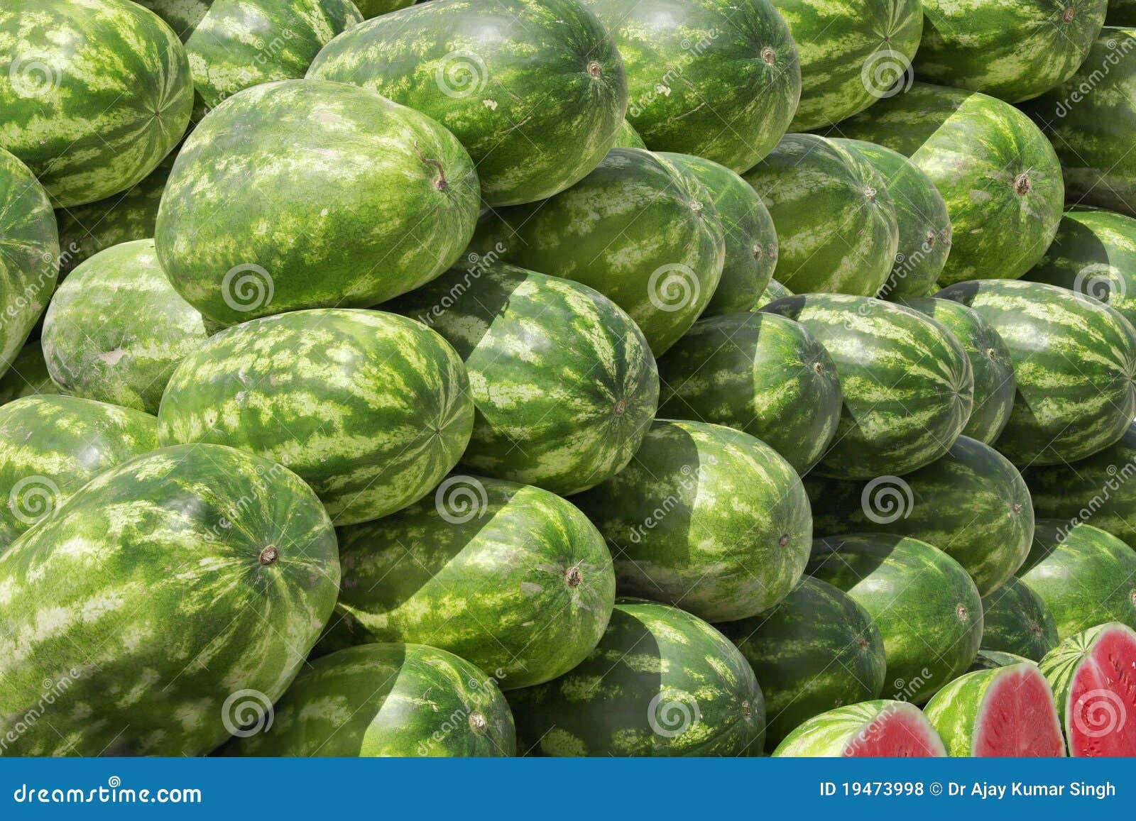 A stack of watermelon stock photo. Image of breakfast - 19473998