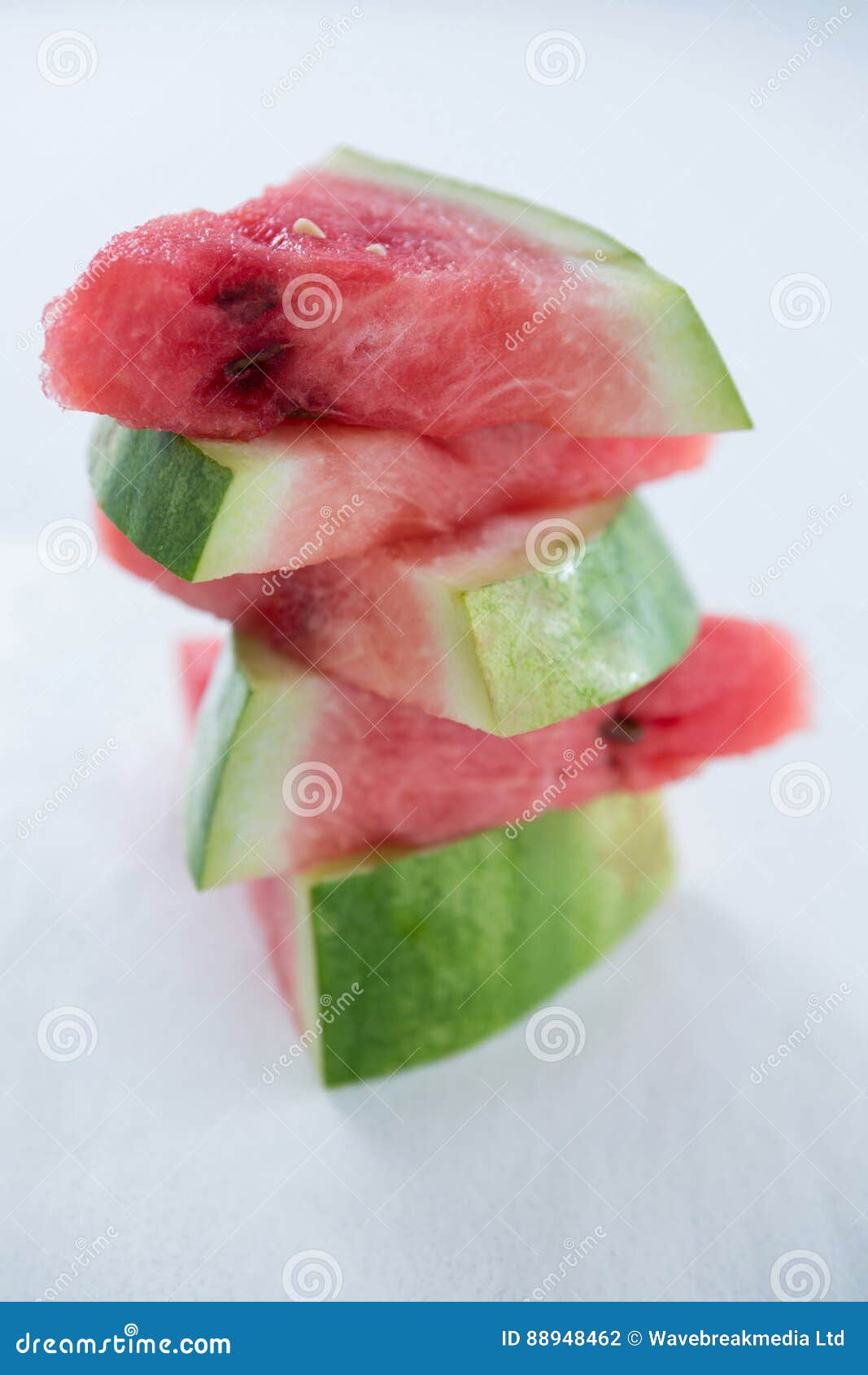 Stack of watermelon slices stock photo. Image of summertime - 88948462