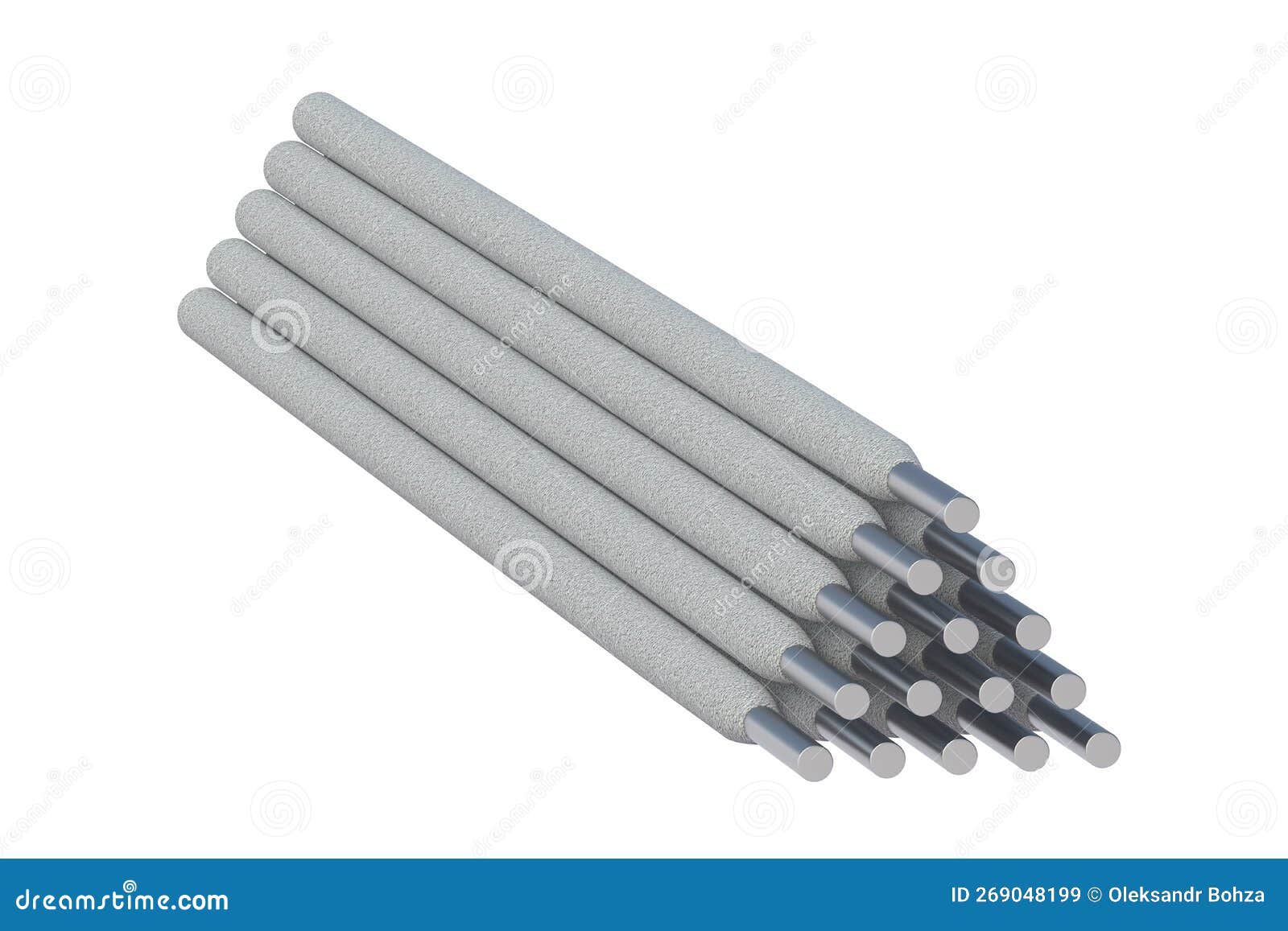 Stack Of Welding Electrodes Isolated On White Background Royalty-Free ...