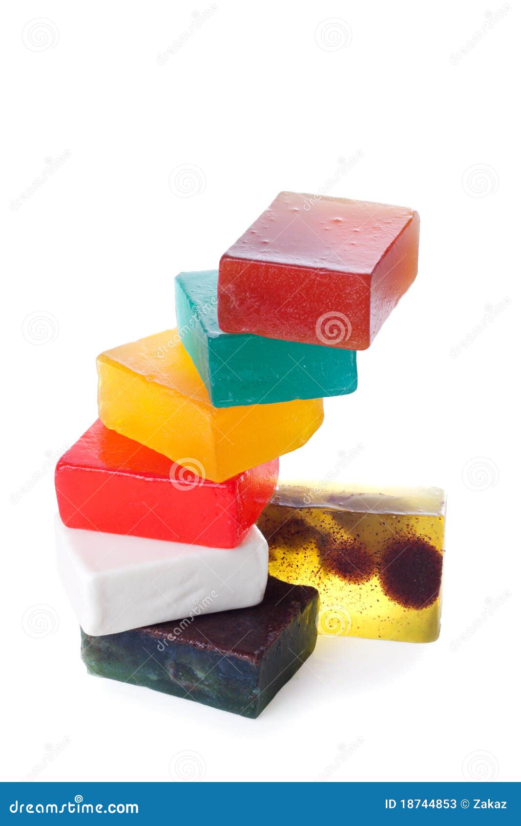 Stack of Wet Soap | Isolated Stock Image - Image of bathroom, bright ...