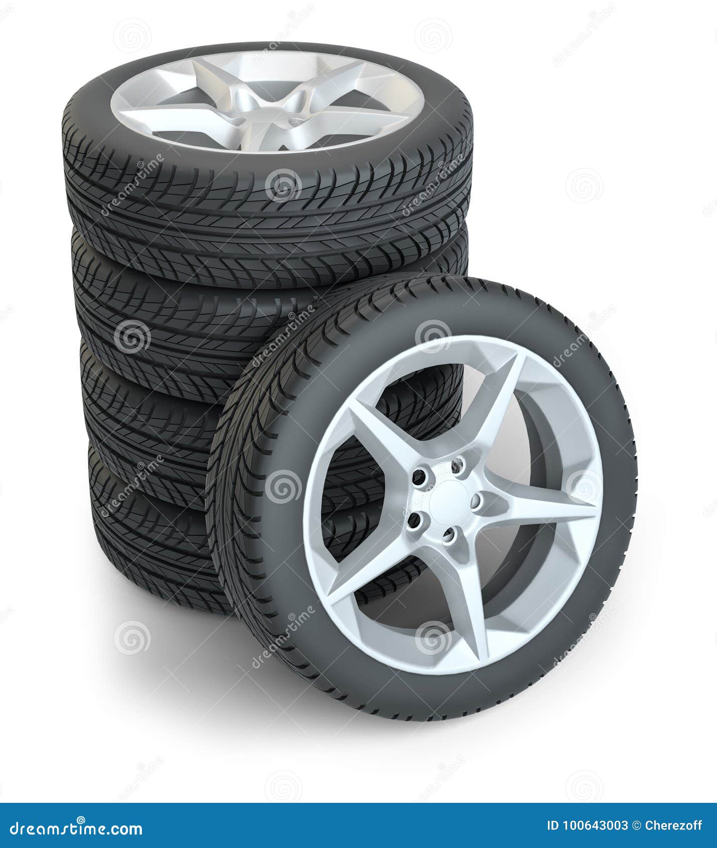 Stack of wheels on white stock image. Image of tire - 100643003