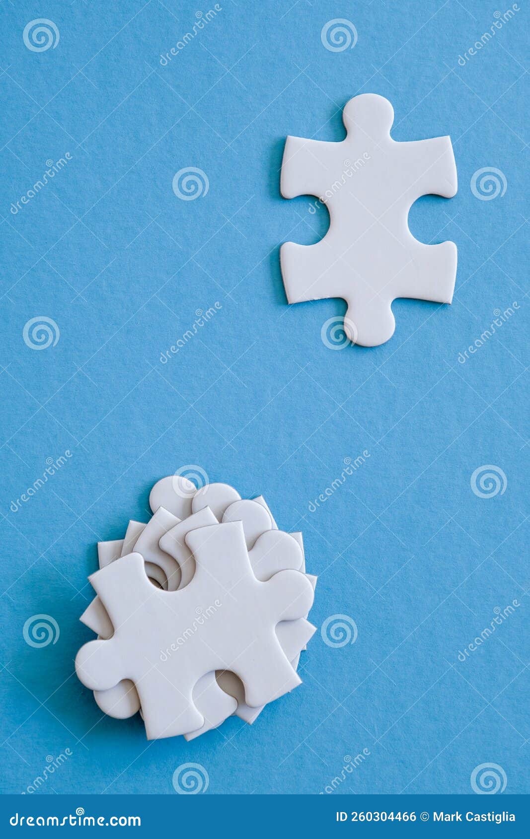 Stack Of Jigsaw Puzzle Pieces Stock Photo | CartoonDealer.com #11432124