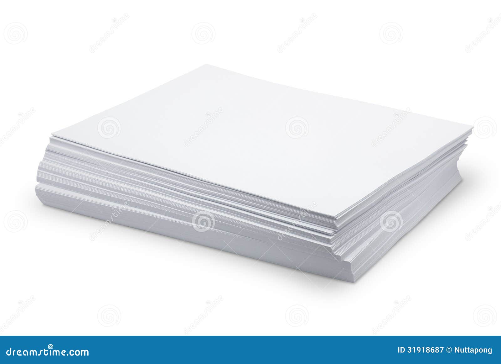 Stack White Paper Royalty Free Stock Photography - Image: 31918687