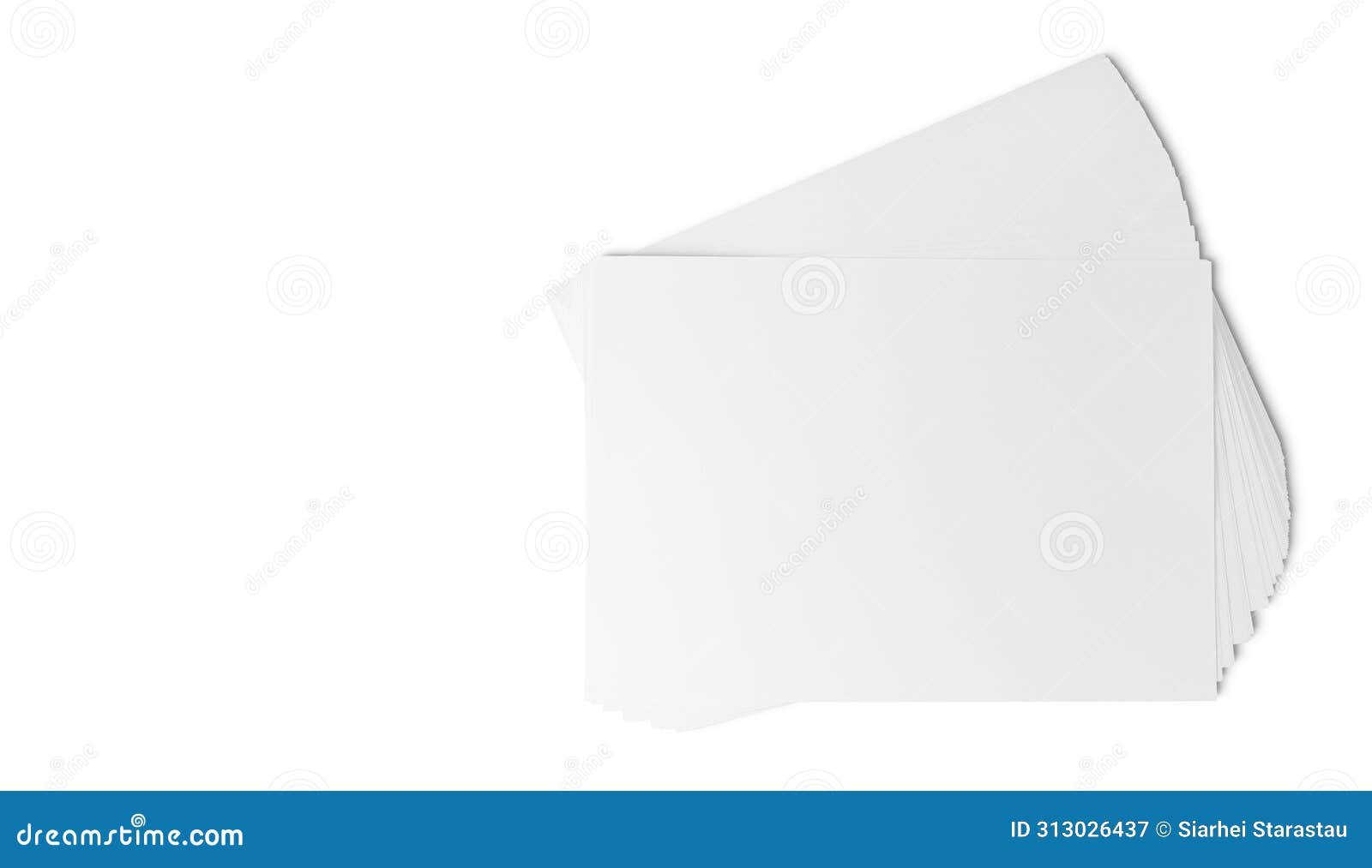 A Stack of White Paper for Printing in the Office Stock Image - Image ...