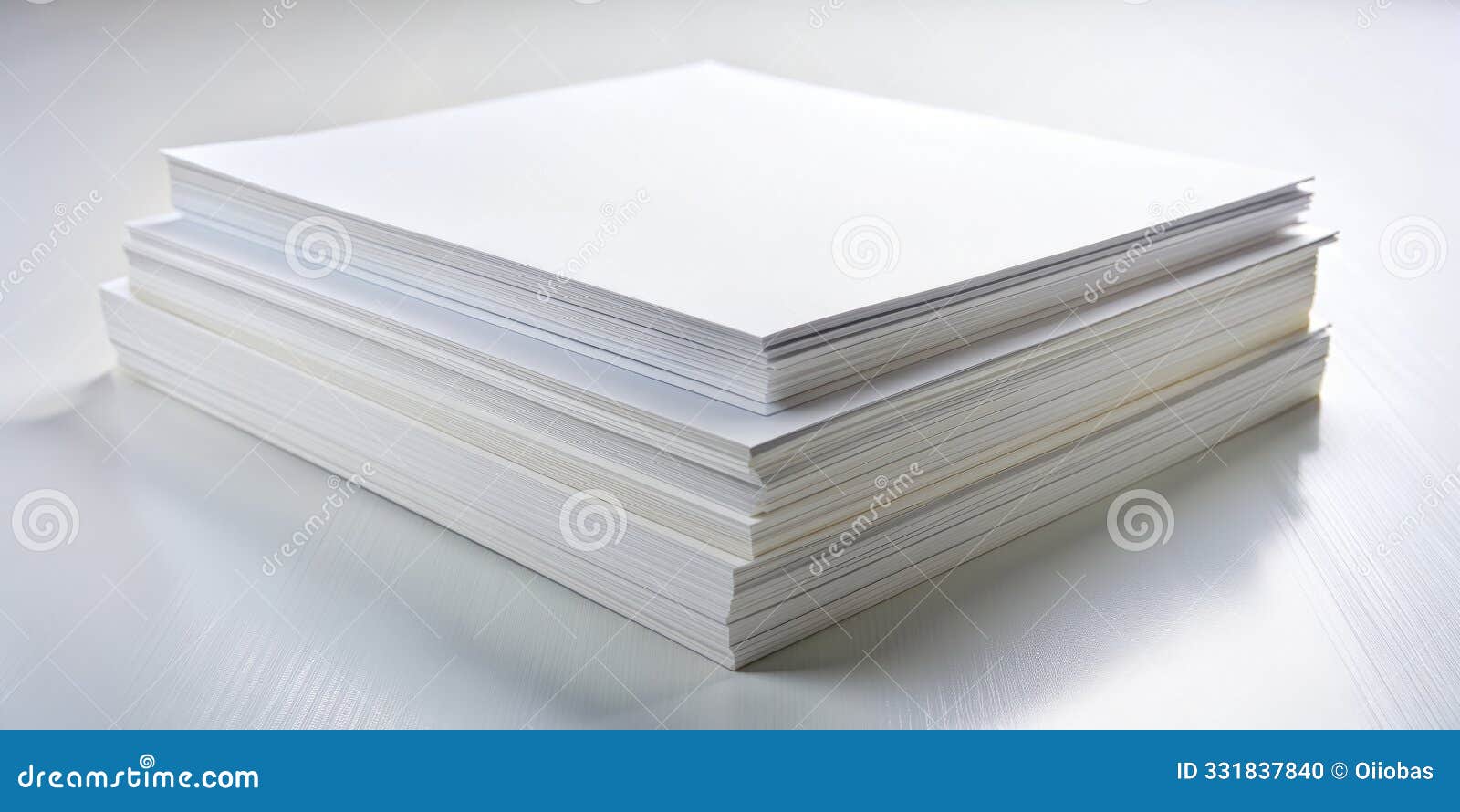 Stack of White Paper on White Table, Paper, Office, Texture, Minimalism ...