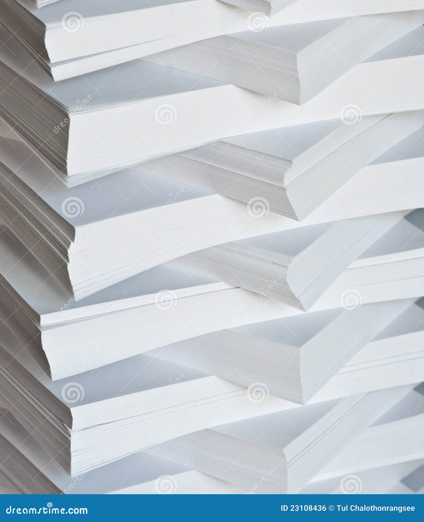 Stack of white papers stock photo. Image of sheet, letter - 23108436