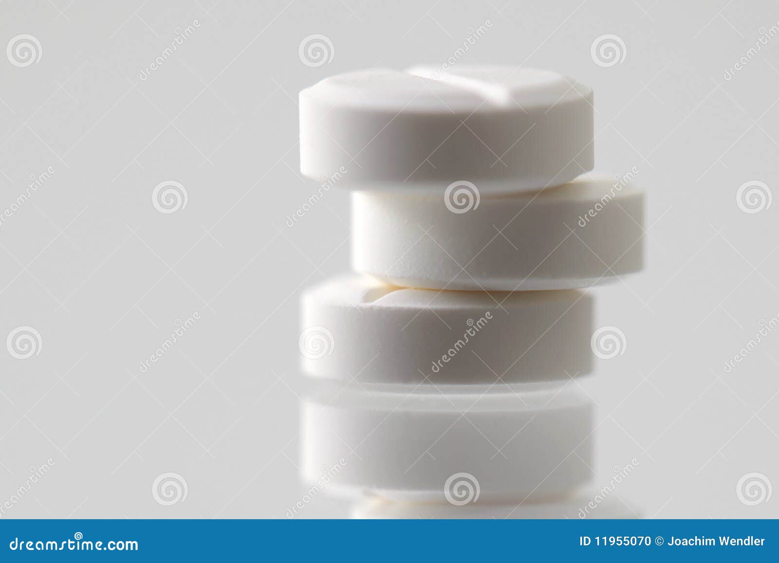 Stack of White Pills, Close-up Stock Photo - Image of healthcare, diet ...