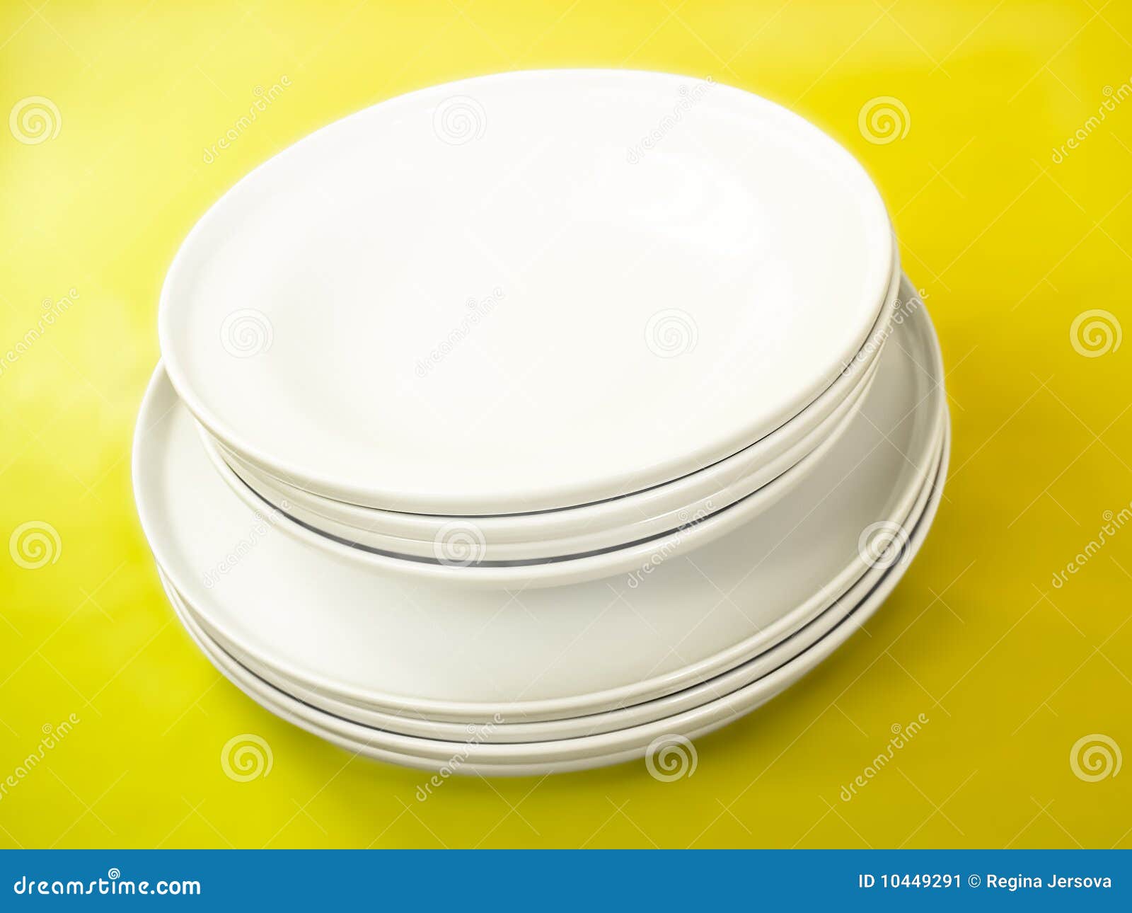 Stack of white plates stock image. Image of stack, isolated - 10449291