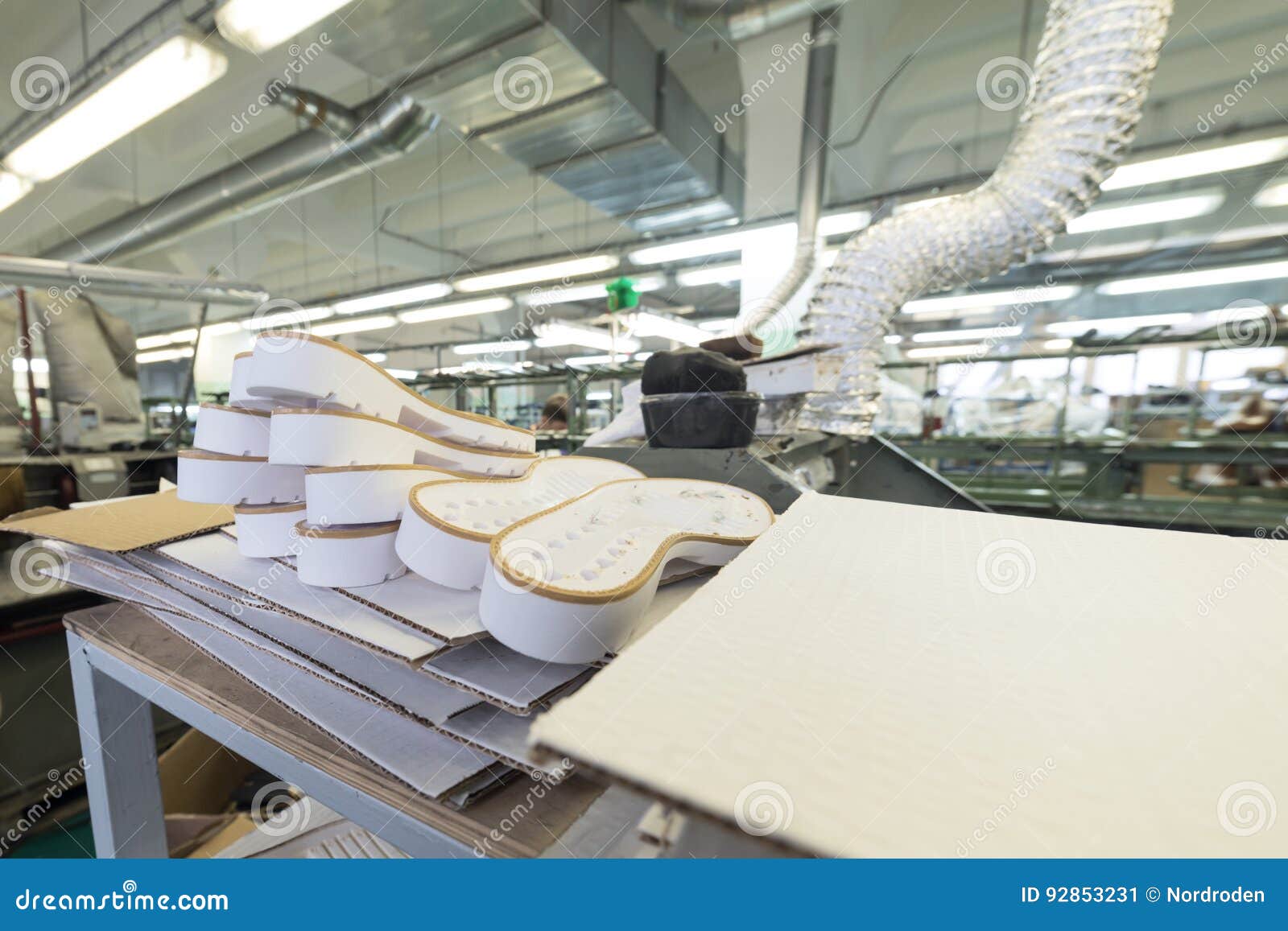 A Stack of White Shoe Soles. Stock Image - Image of shoe, workwear ...