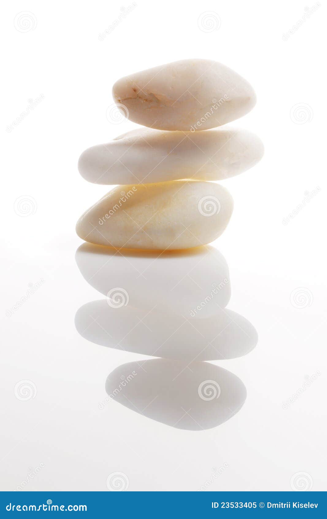 Stack of White Smooth Stones Stock Image - Image of balance, pink: 23533405