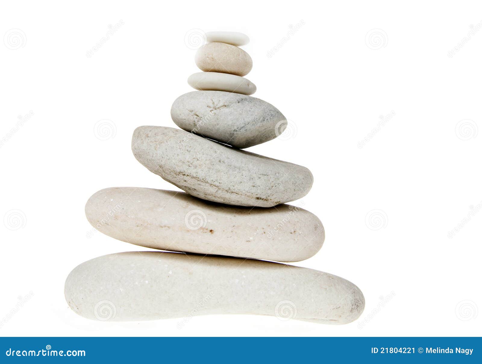 Stack Of White Stones Balancing Stock Image - Image of stability, ideas ...