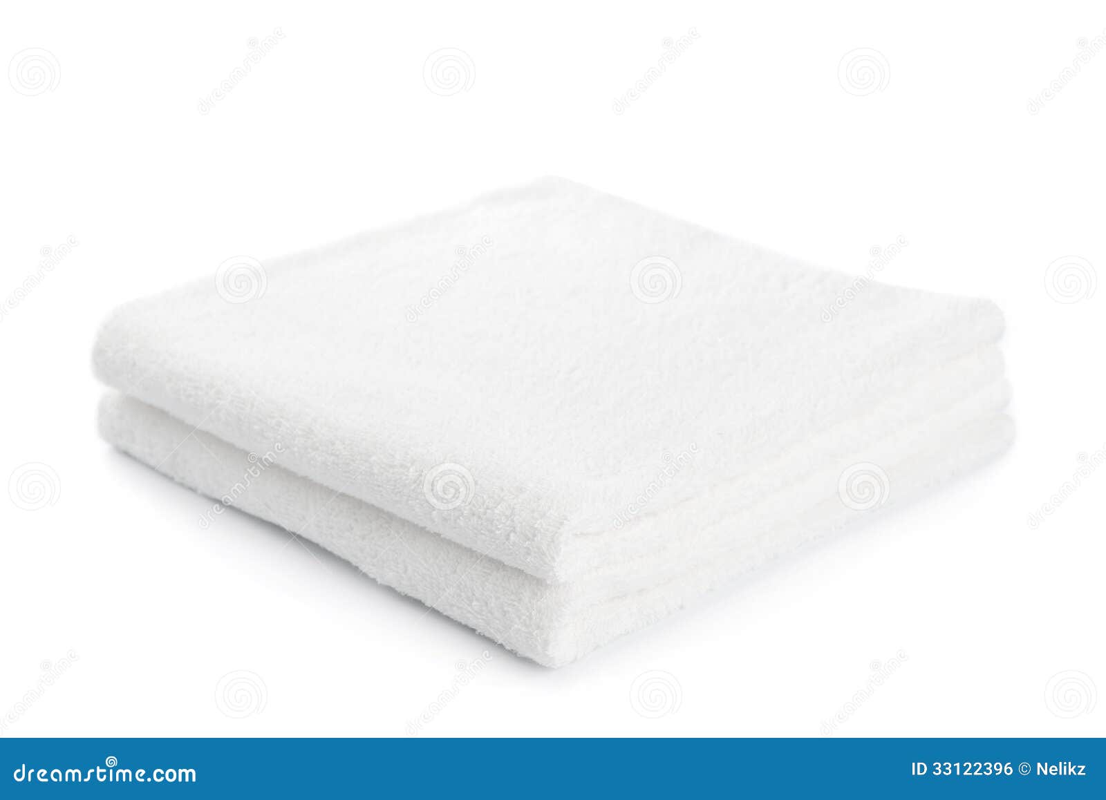 Stack of White Towels Isolated Stock Photo - Image of hospital ...