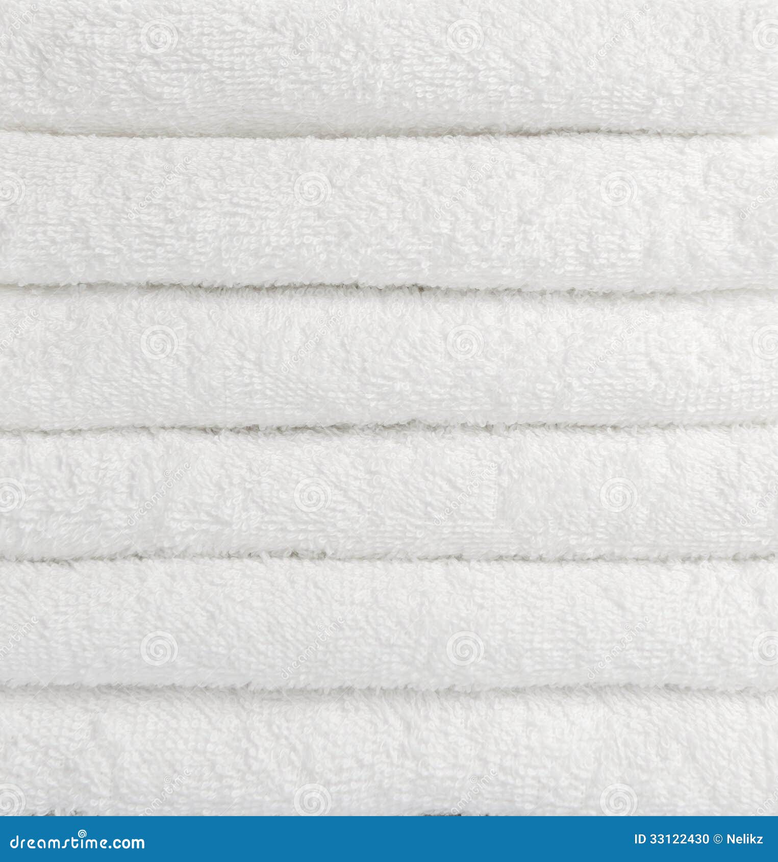 Stack of white towels stock photo. Image of care, folded - 33122430