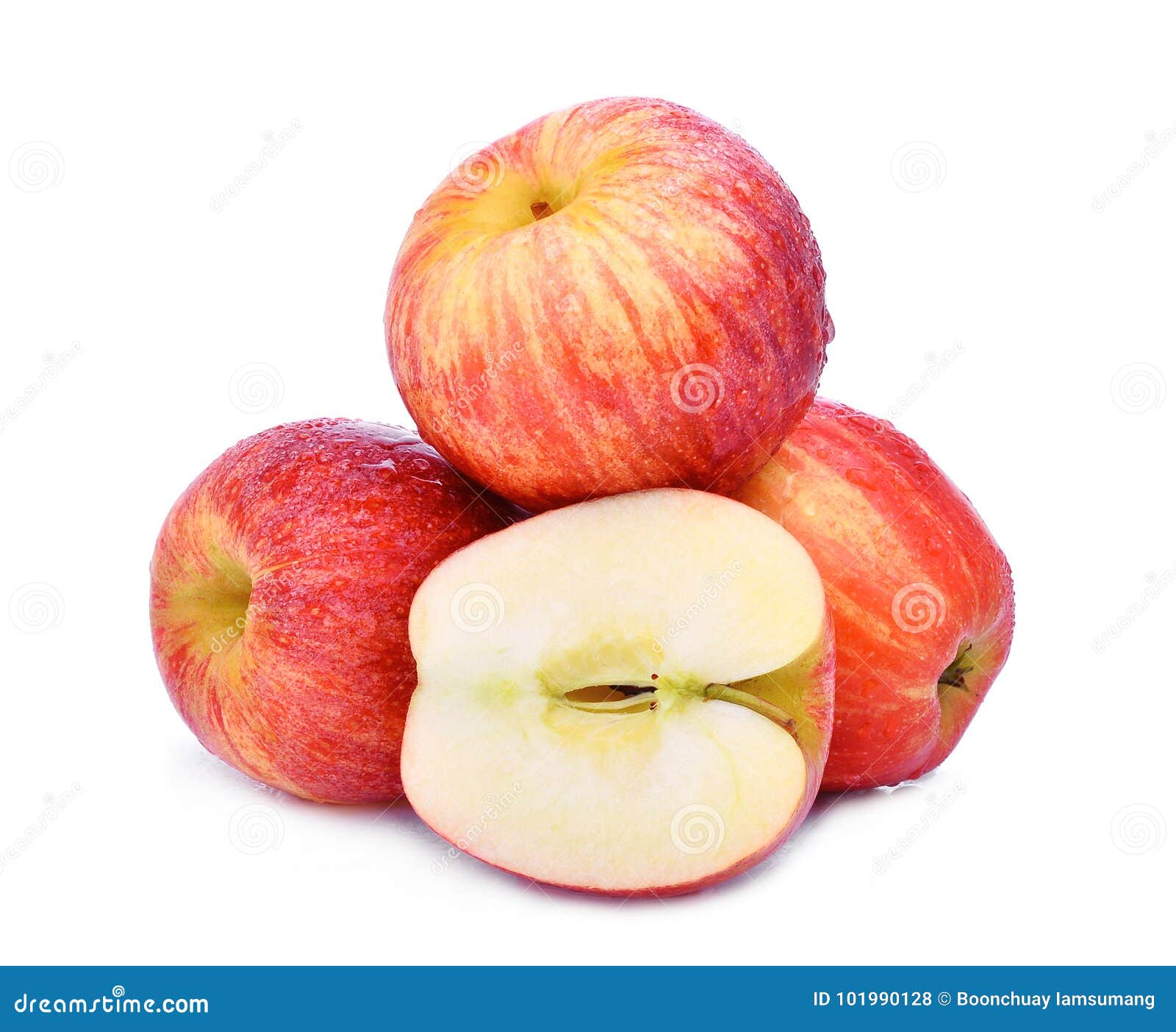 Fresh Red Gala Apples Stock Image | CartoonDealer.com #3320659