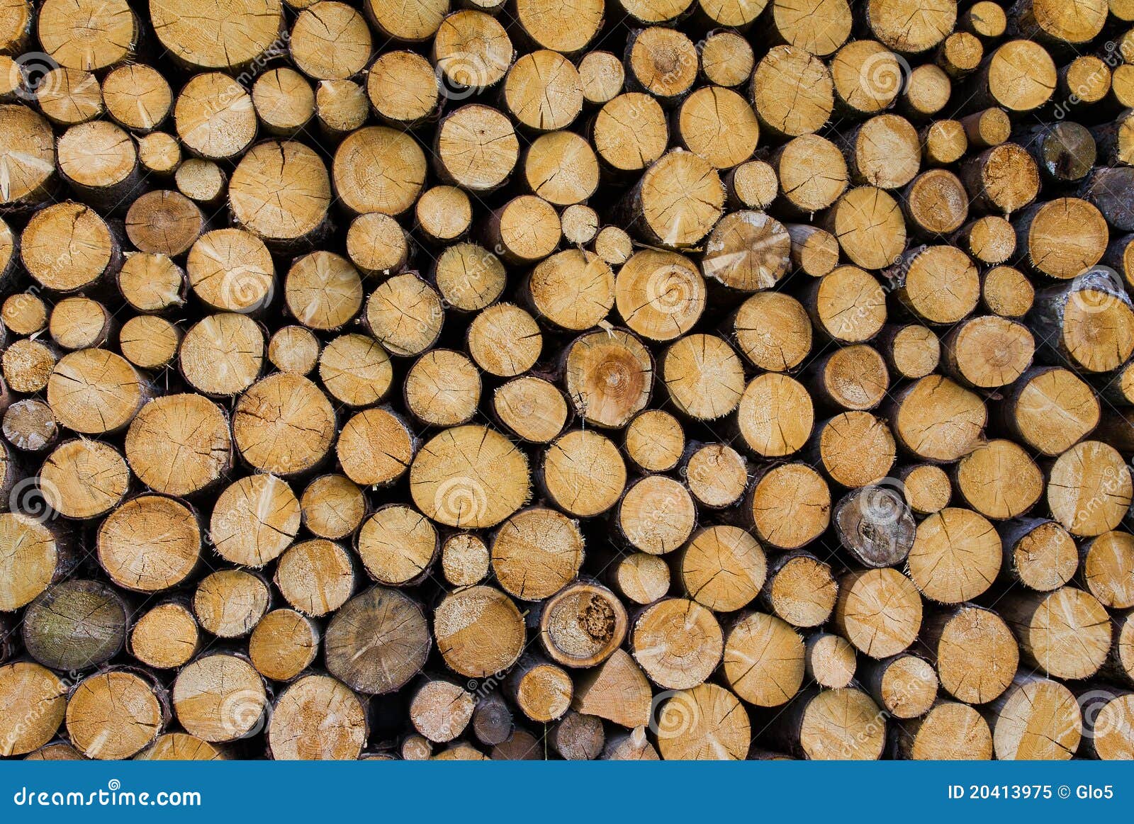 Stack of wood stock image. Image of forestry, round, sawmill - 20413975