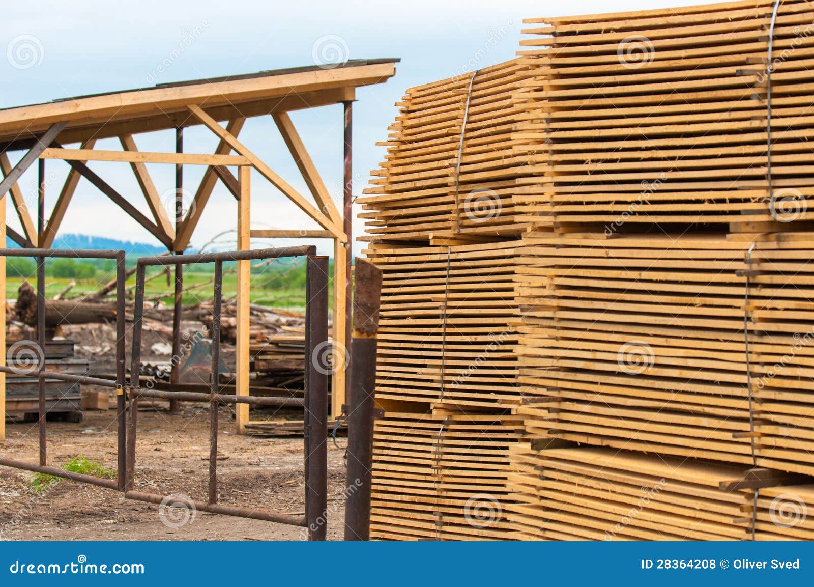 Stack of wood stock photo. Image of material, design - 28364208