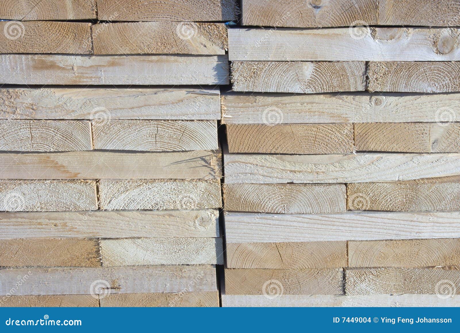 Stack of wood boards. stock photo. Image of construction - 7449004