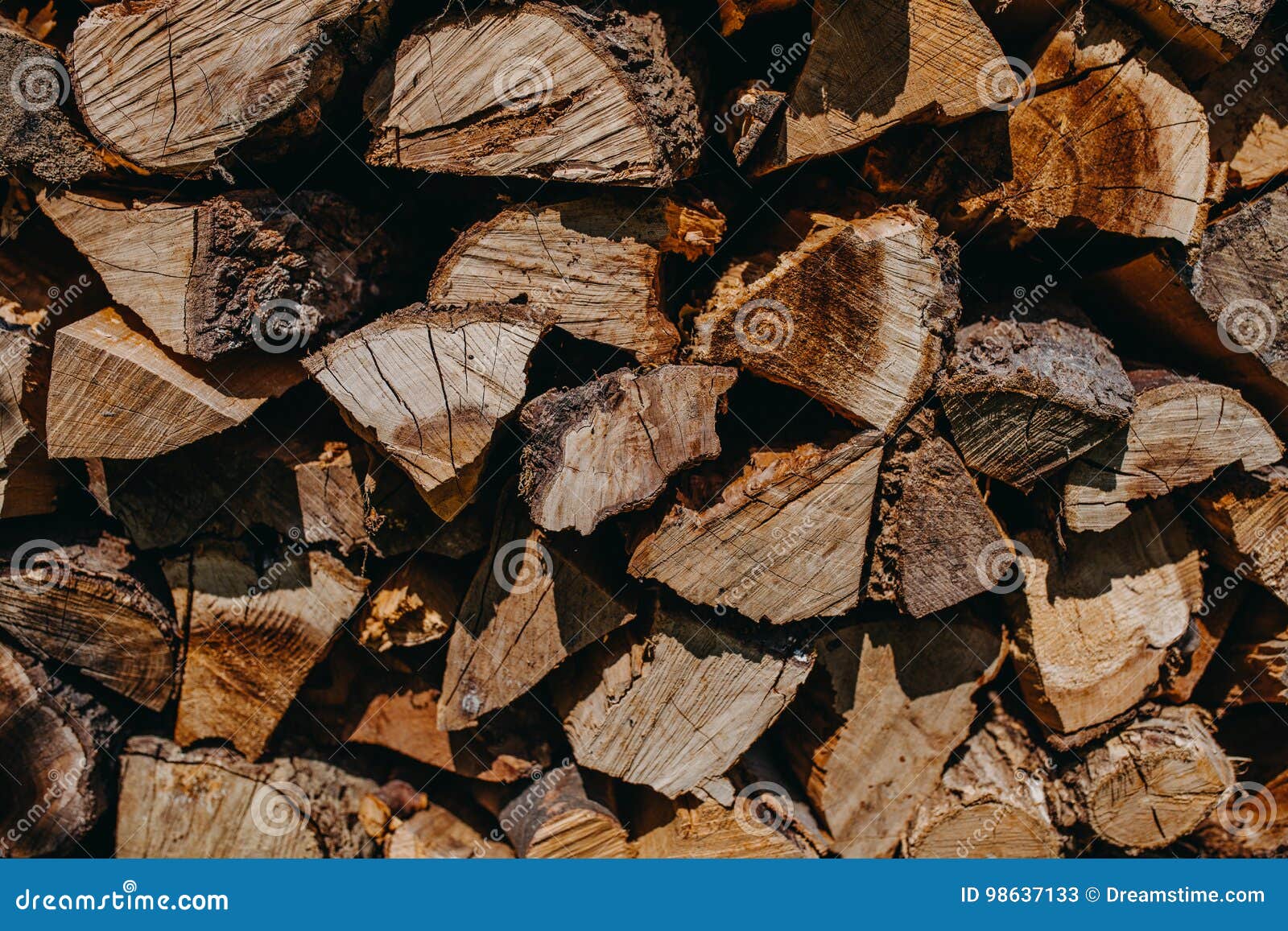 Stack of wood stock image. Image of growth, natural, pile - 98637133